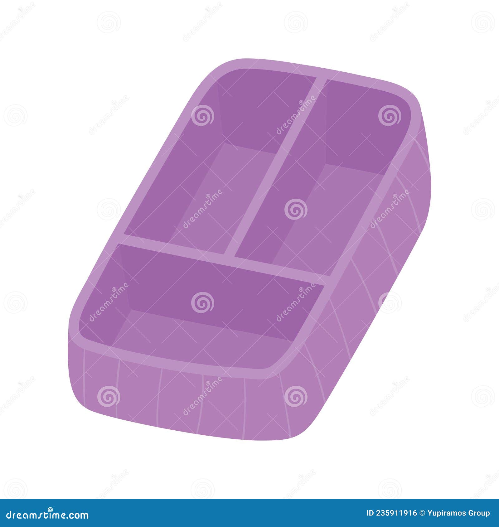 Empty bento box stock illustration. Illustration of food - 235911916