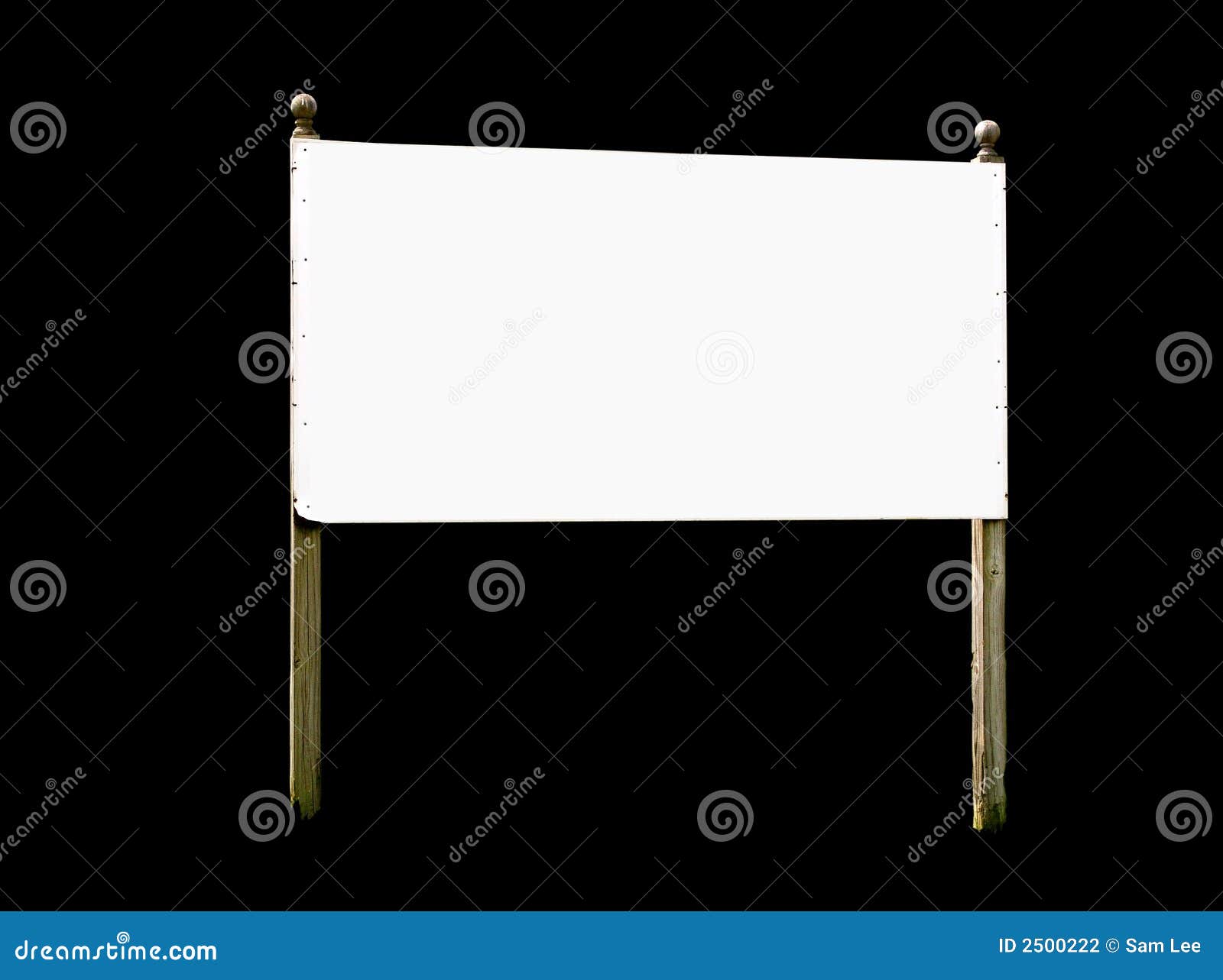 Empty Big Rectangle Sign stock photo. Image of signal - 2500222