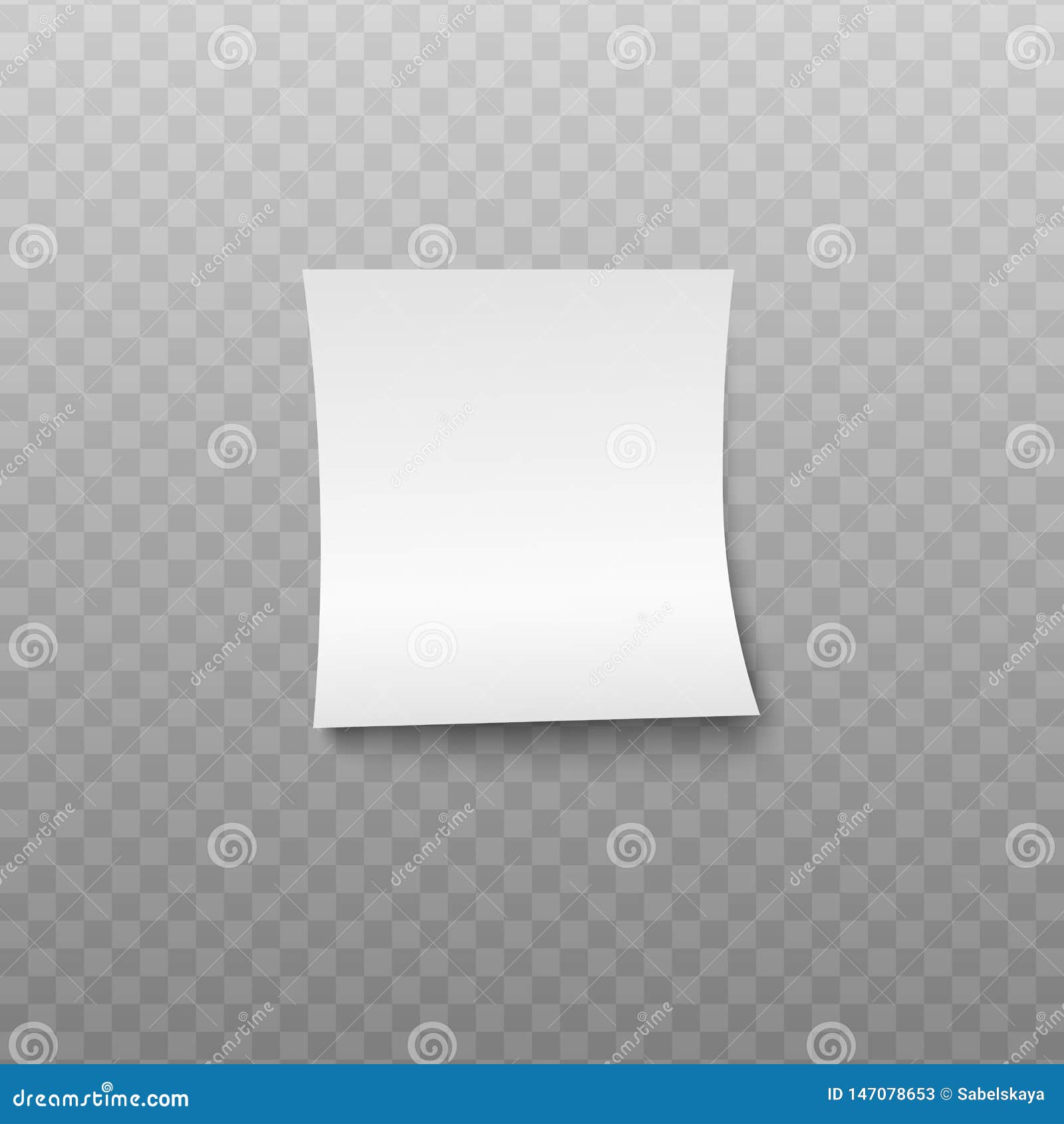 Empty Bill Or Invoice Receipt 3d Vector Isolated On Transparent ...