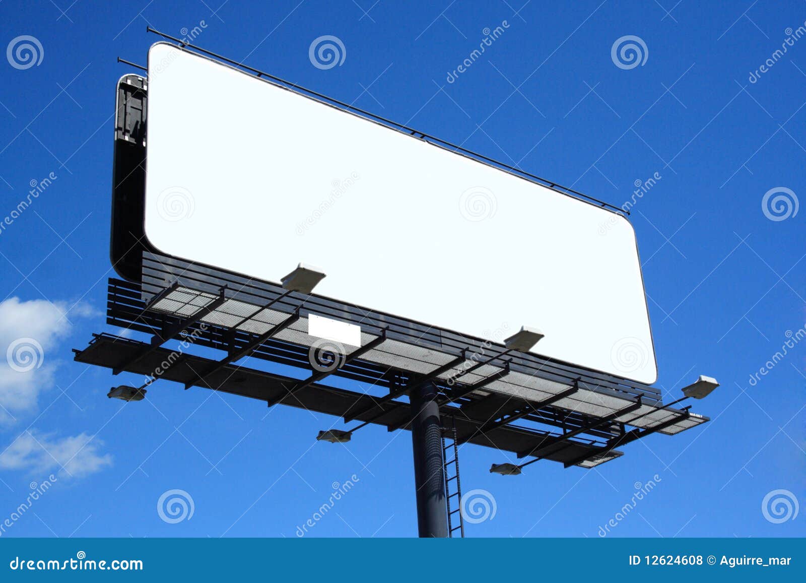 Empty Billboard stock photo. Image of posts, message - 12624608