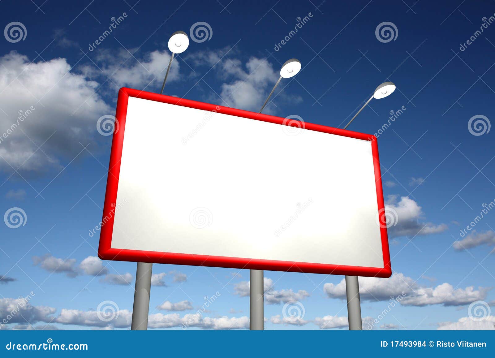 Empty billboard stock photo. Image of marketing, bill - 17493984