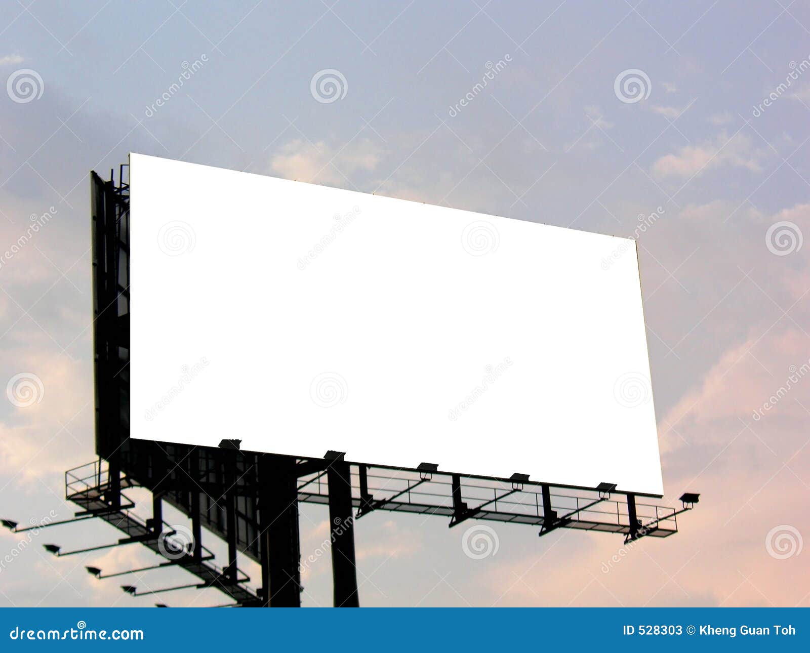 Empty Billboard stock image. Image of custom, bill, board - 528303