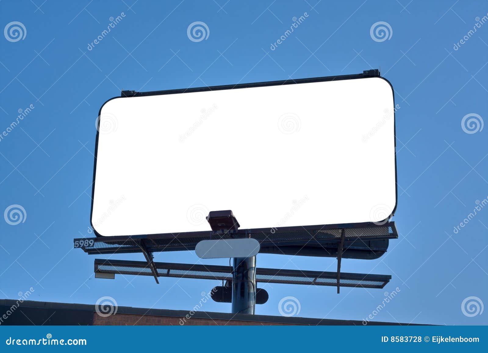 Empty Billboard stock photo. Image of bussines, space - 8583728