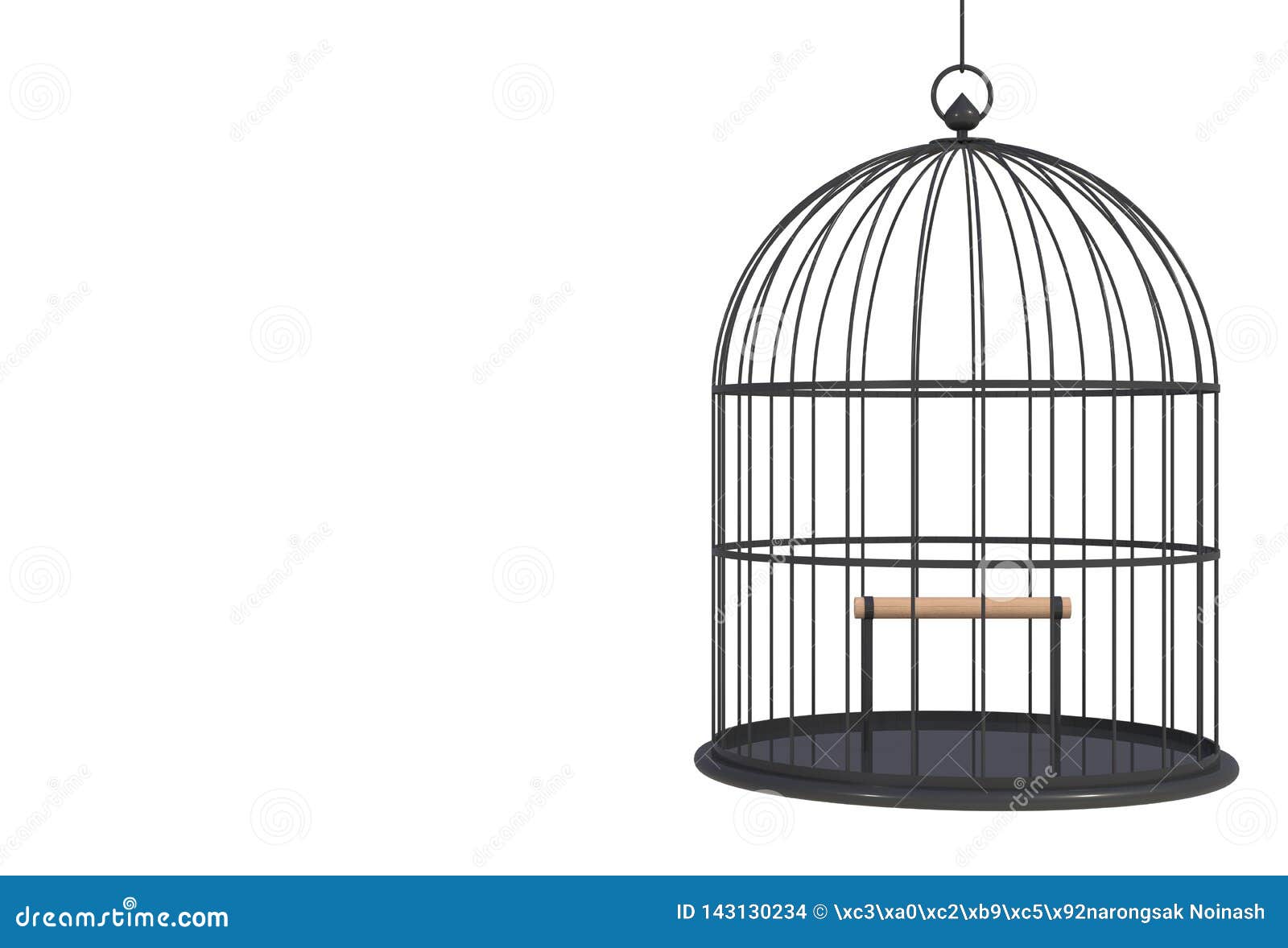Empty Bird Cage Drawing