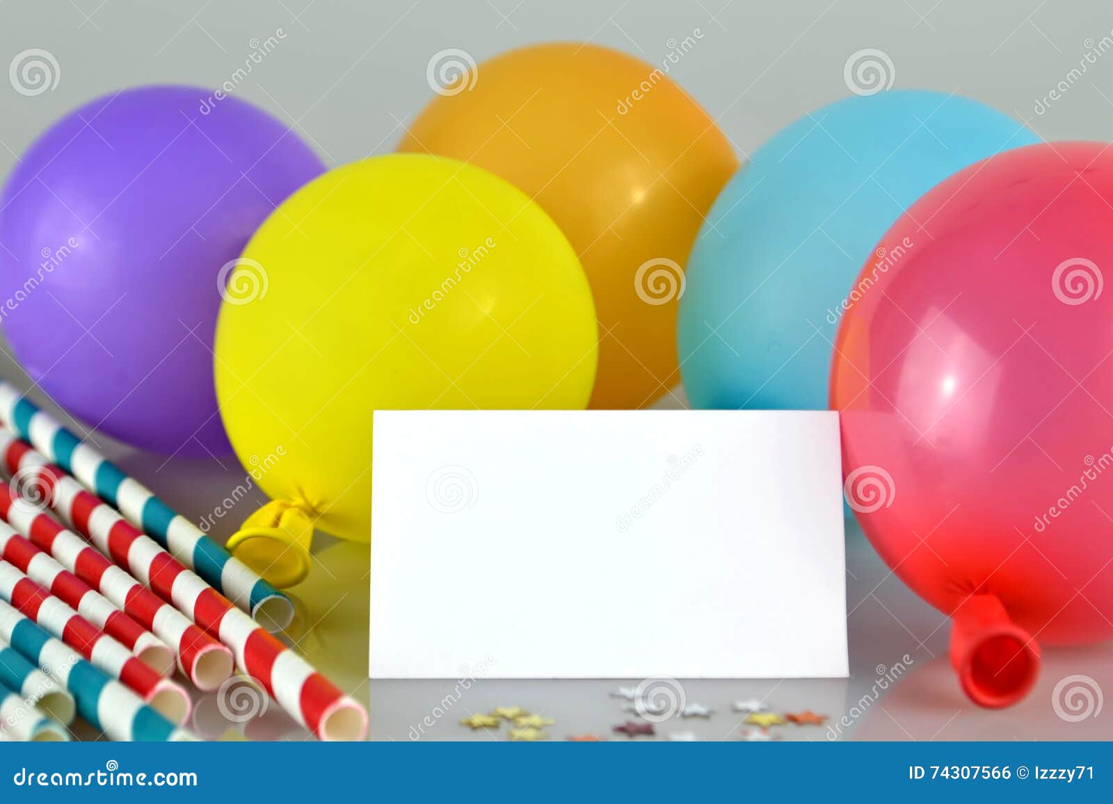 Empty birthday card stock photo. Image of festive, surprise - 74307566