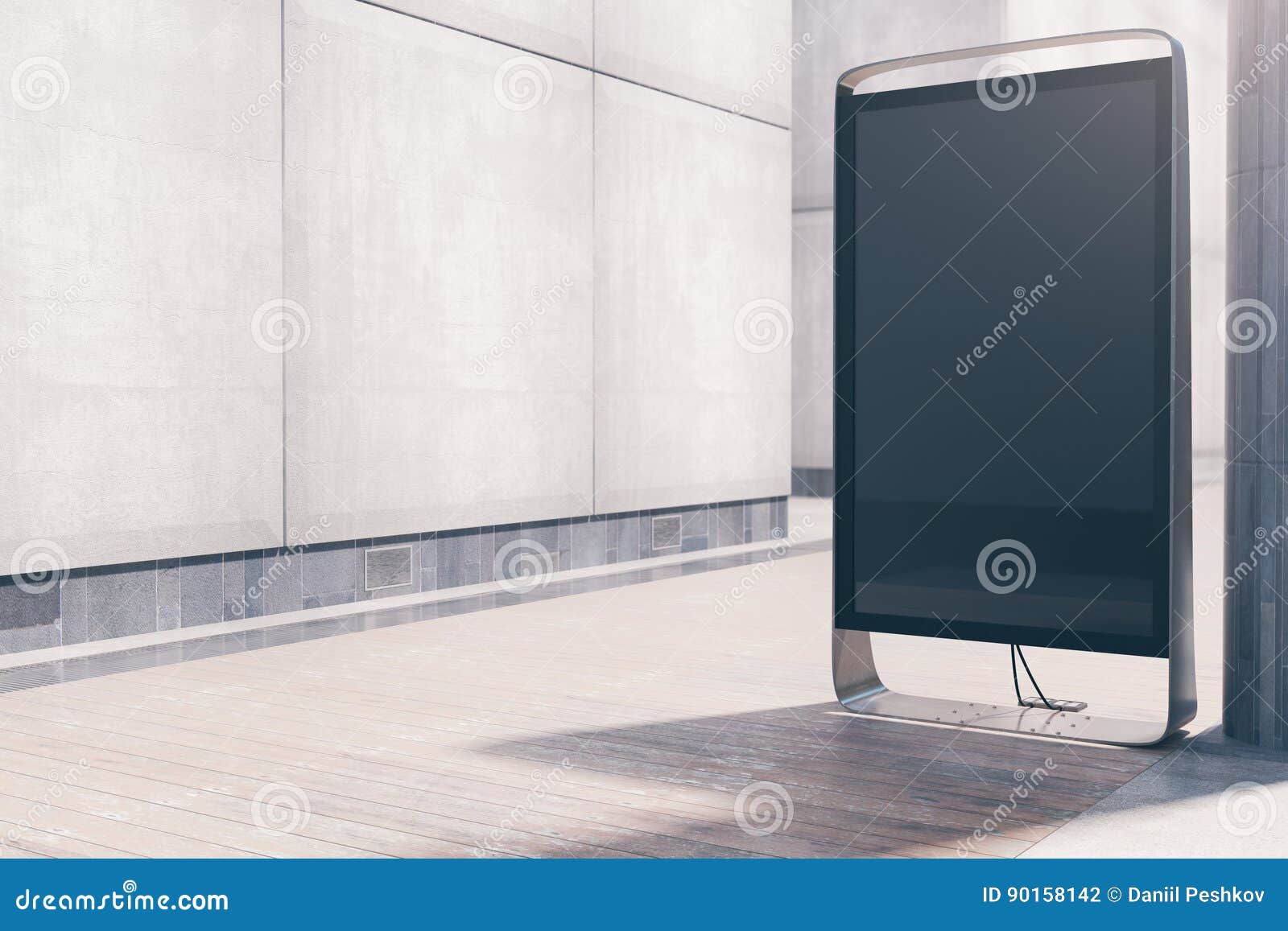 Empty black banner stock illustration. Illustration of advertising ...