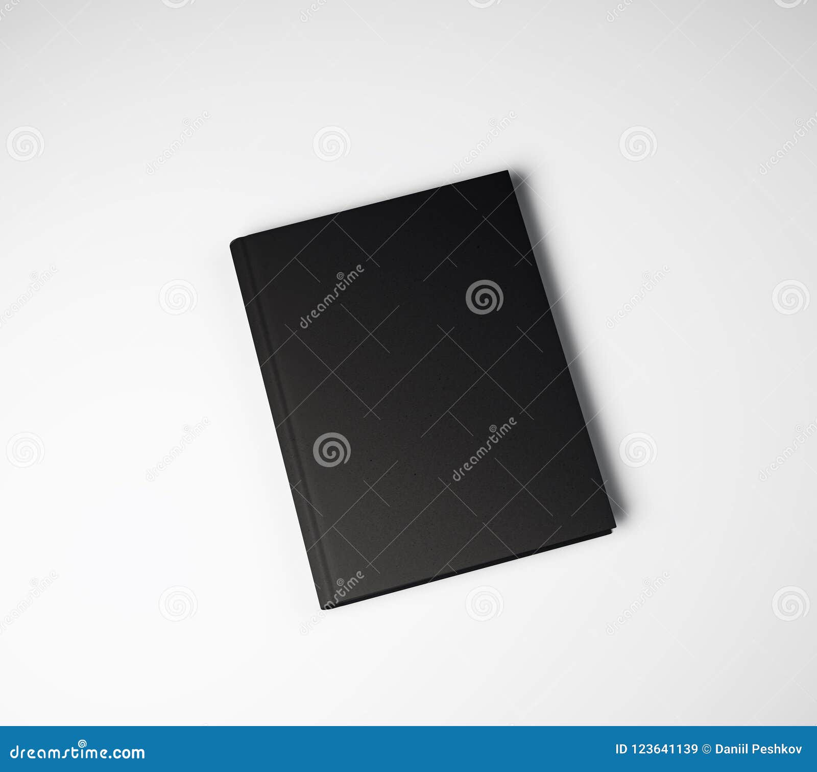 Empty black book stock illustration. Illustration of background - 123641139