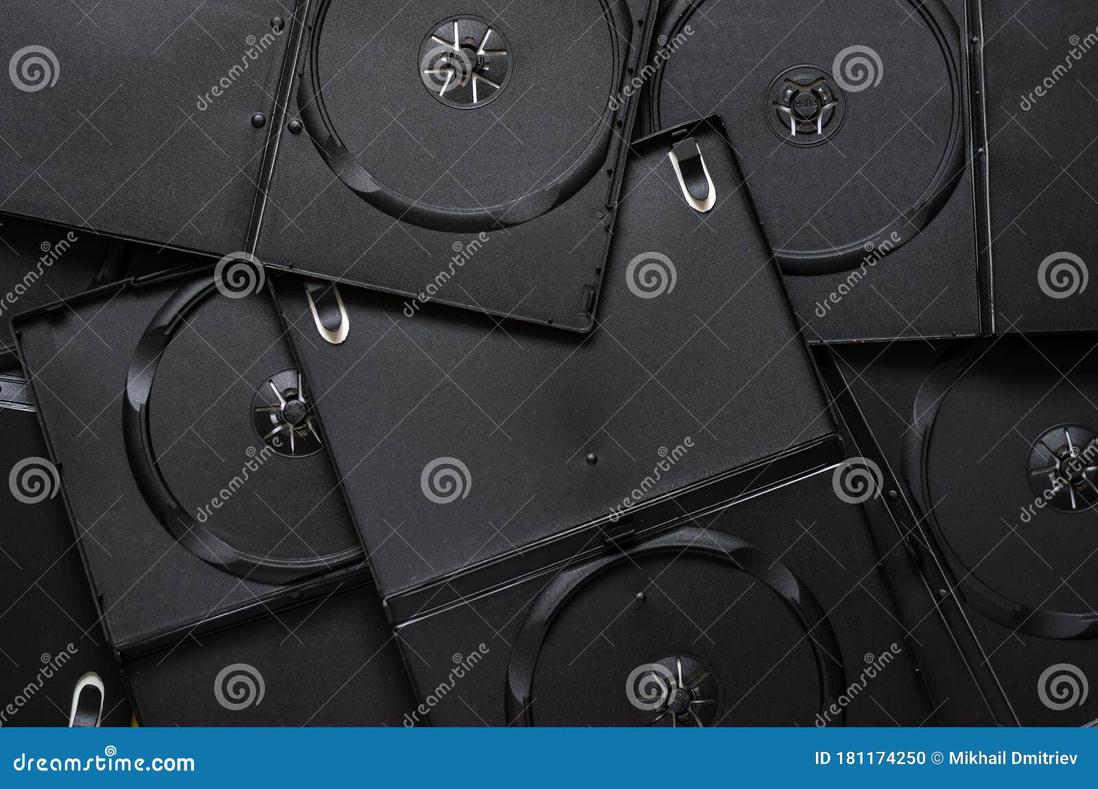 Empty Black Box Dvd Background Stock Photo - Image of copy, inserting ...
