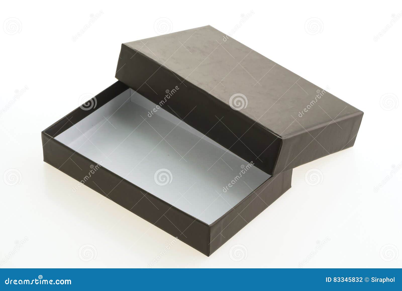 Empty black box stock photo. Image of present, white - 83345832