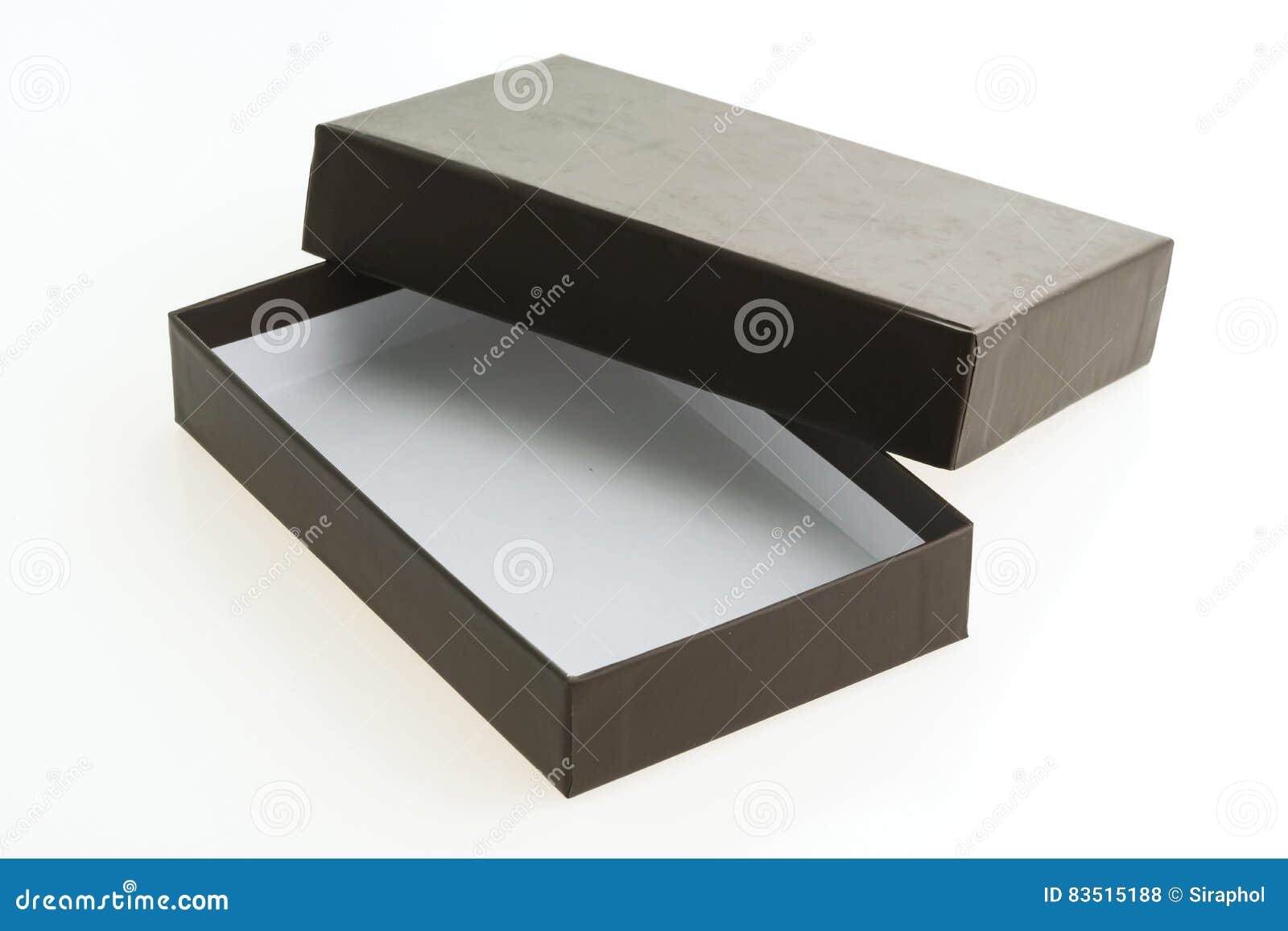 Empty black box stock photo. Image of packaging, mockup - 83515188