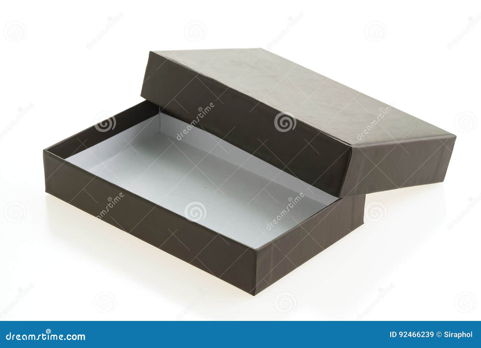 Empty black box stock image. Image of carton, open, empty - 92466239