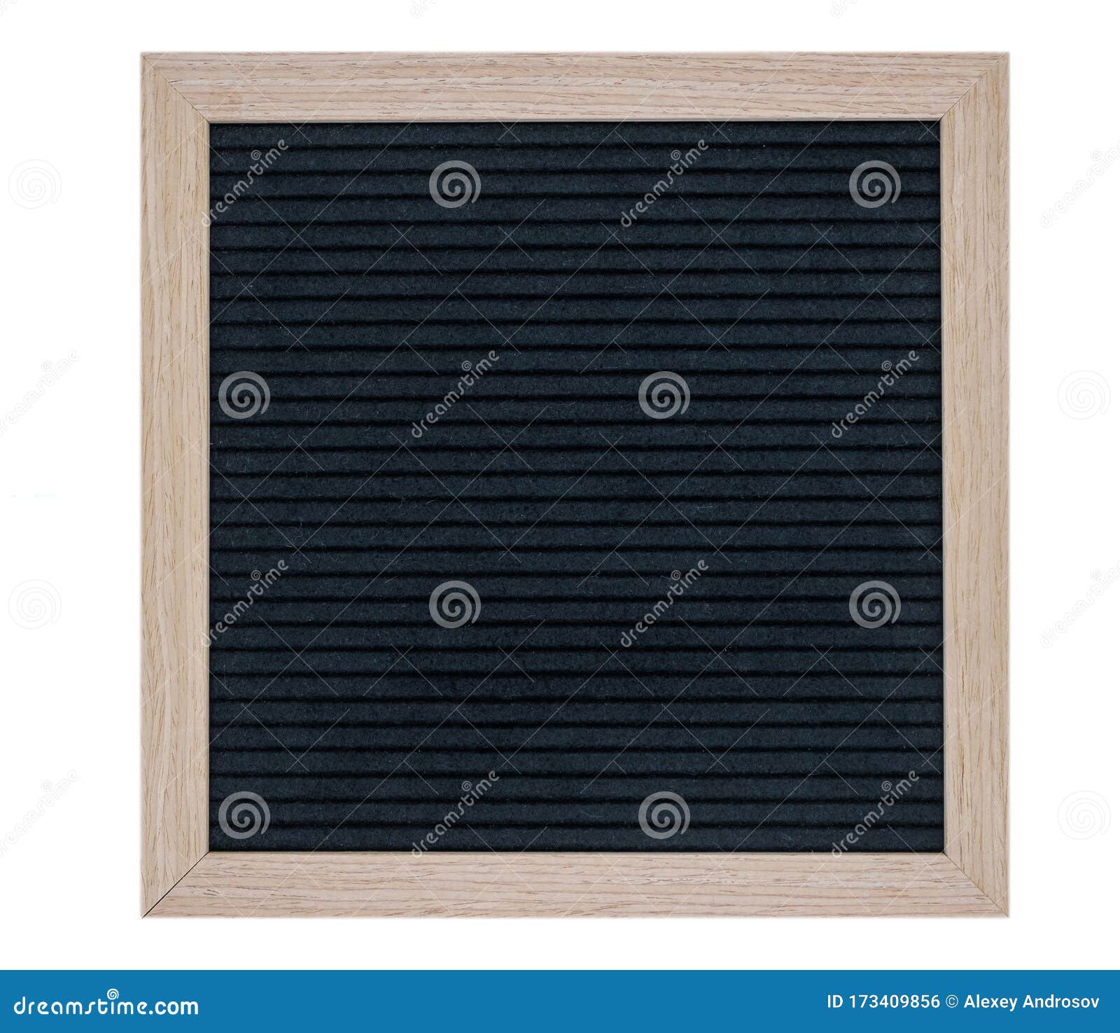 Empty Black Felt Board in a Wooden Frame Stock Photo - Image of letters ...