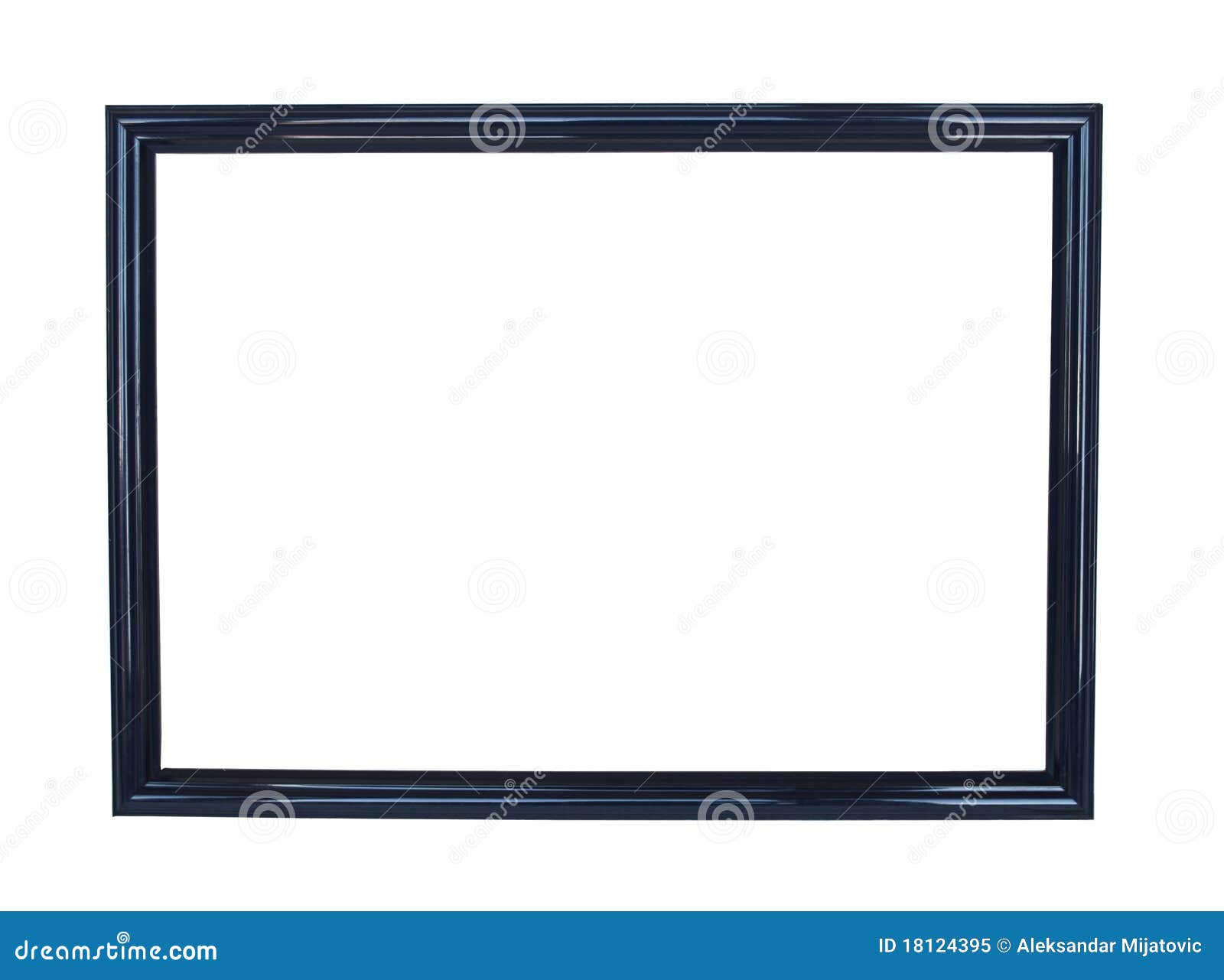 Empty black frame isolated stock image. Image of dark - 18124395