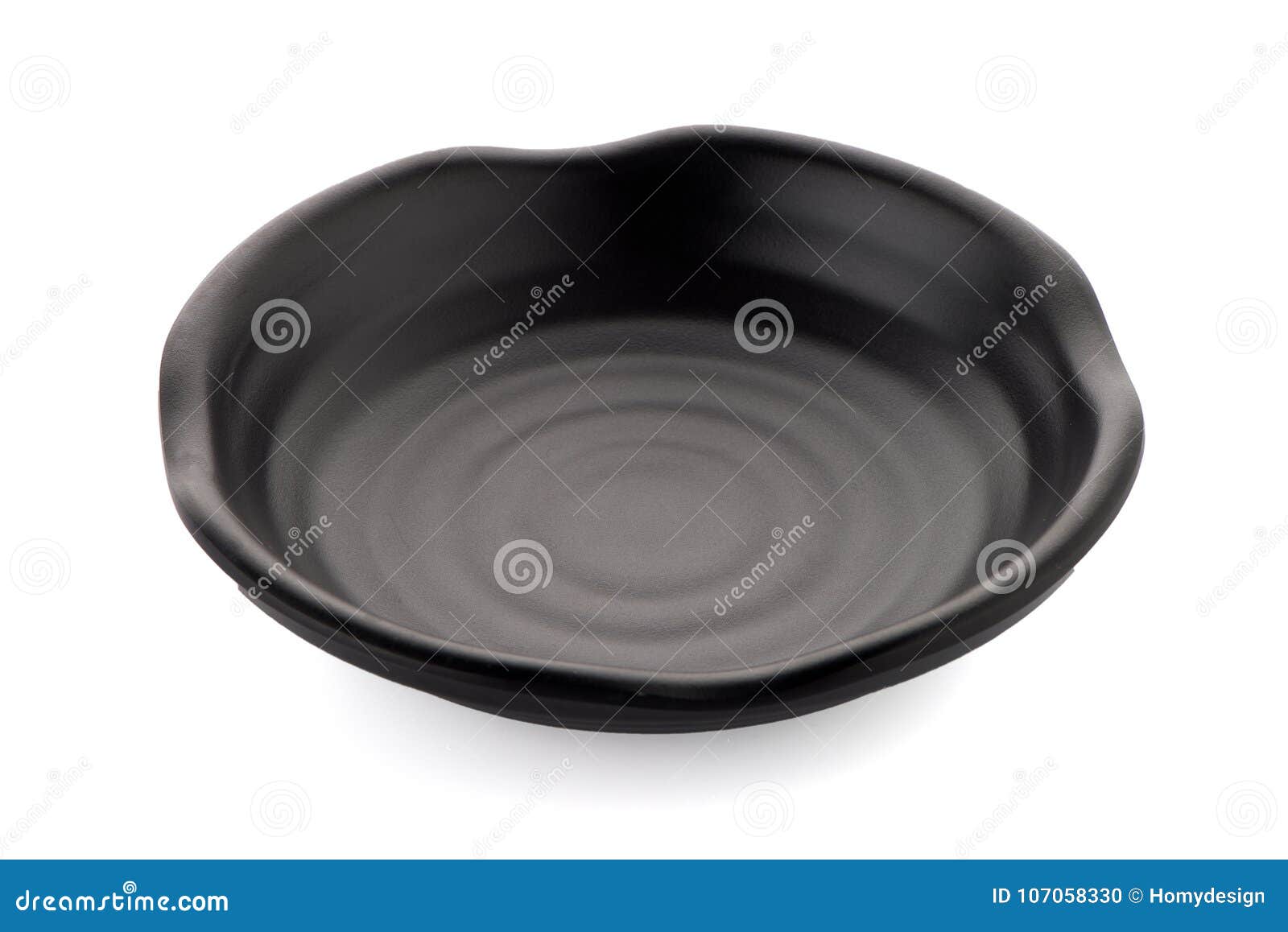 Empty black plate stock photo. Image of closeup, empty - 107058330