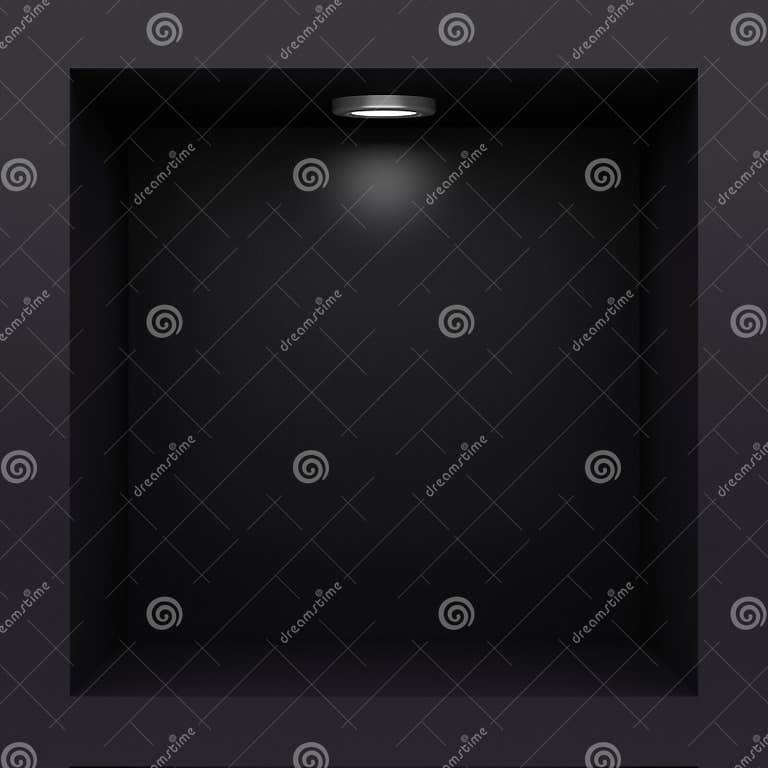 Empty black rack stock illustration. Illustration of case - 18182794