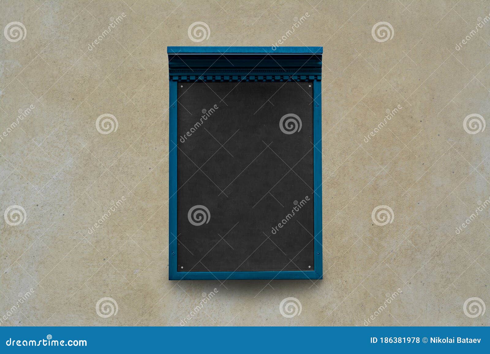 An Empty Slate on a Concrete Wall Stock Photo - Image of empty, vintage ...