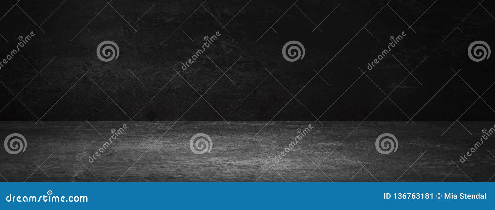 Empty Black Studio Room. Dark Background. Abstract Dark Empty Studio ...