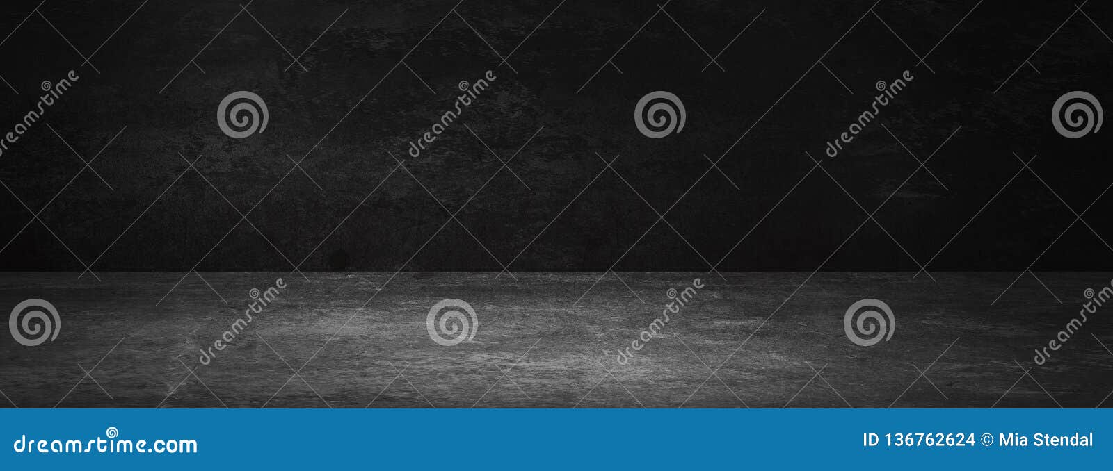 Empty Black Studio Room. Dark Background. Abstract Dark Empty Studio ...