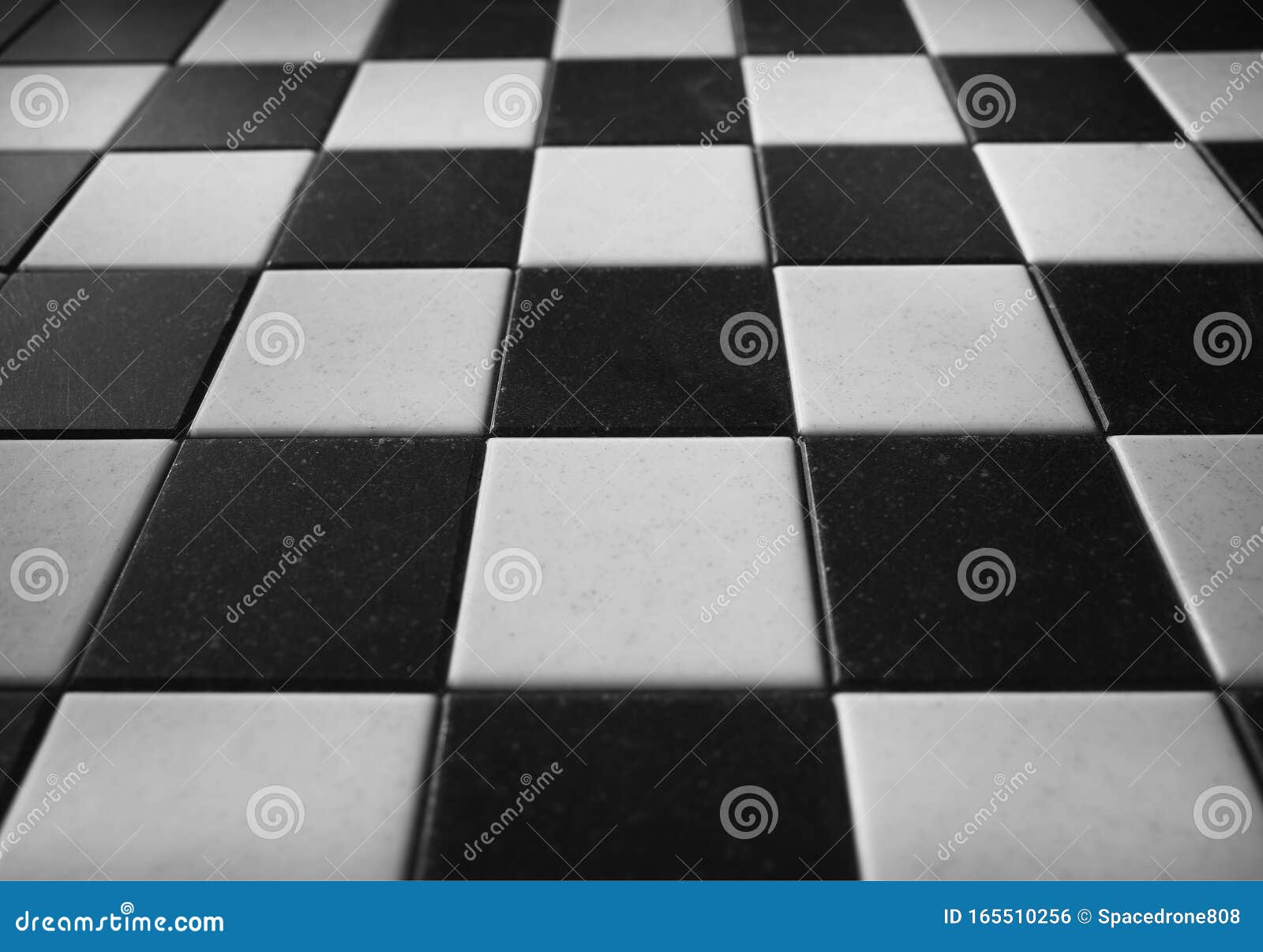 Empty Black and White Chess-board Texture Background Stock Photo ...