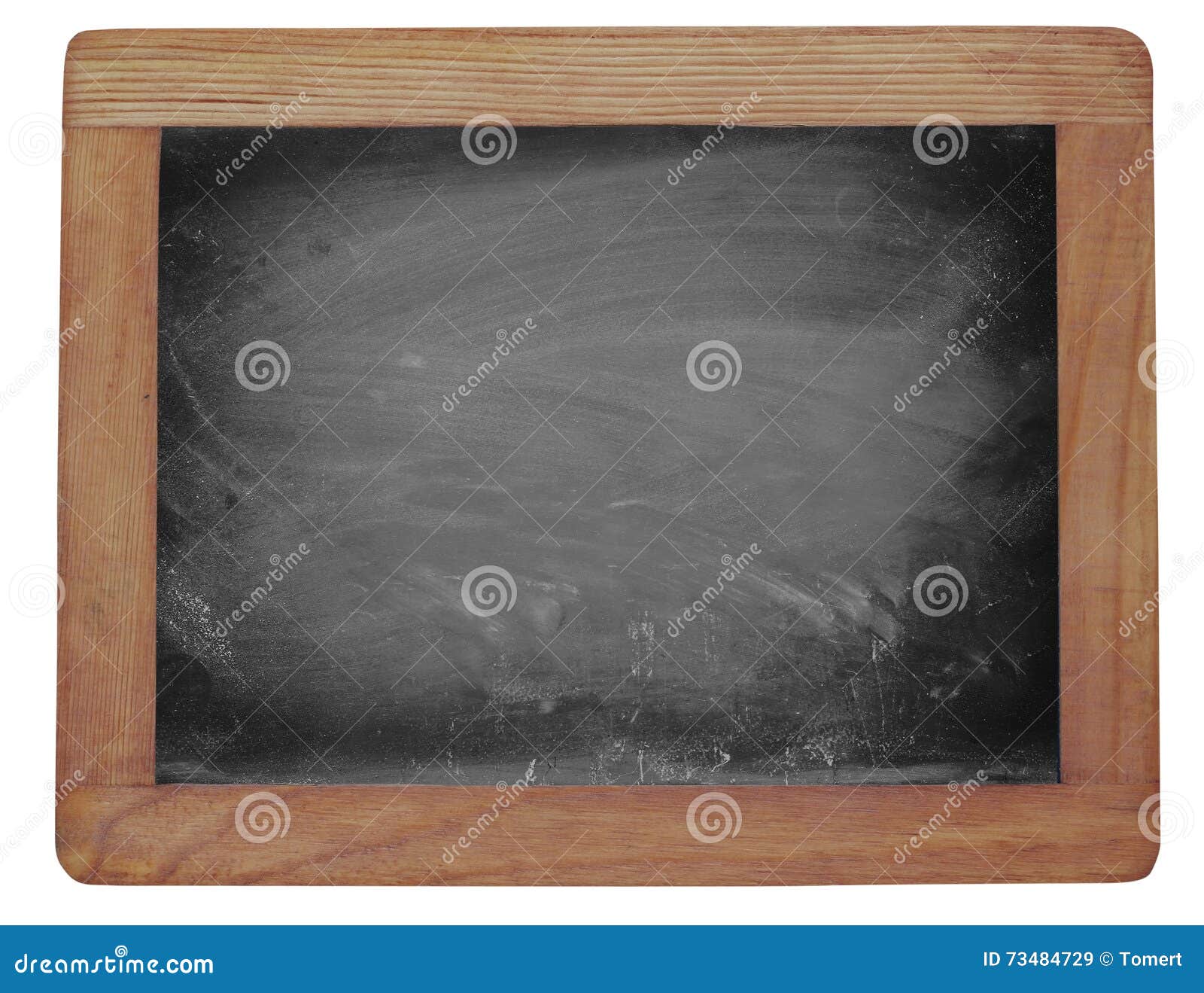 Empty Blackboard with Chalk Rubbed Texture Stock Image - Image of ...