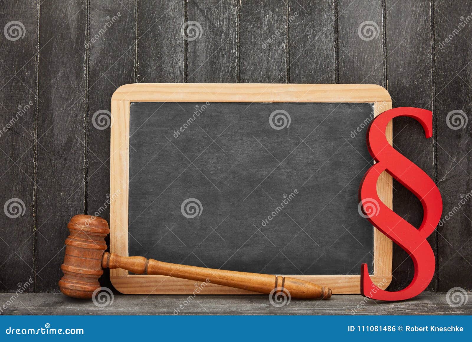 Empty Blackboard with Paragraph As Law Background Stock Photo - Image ...