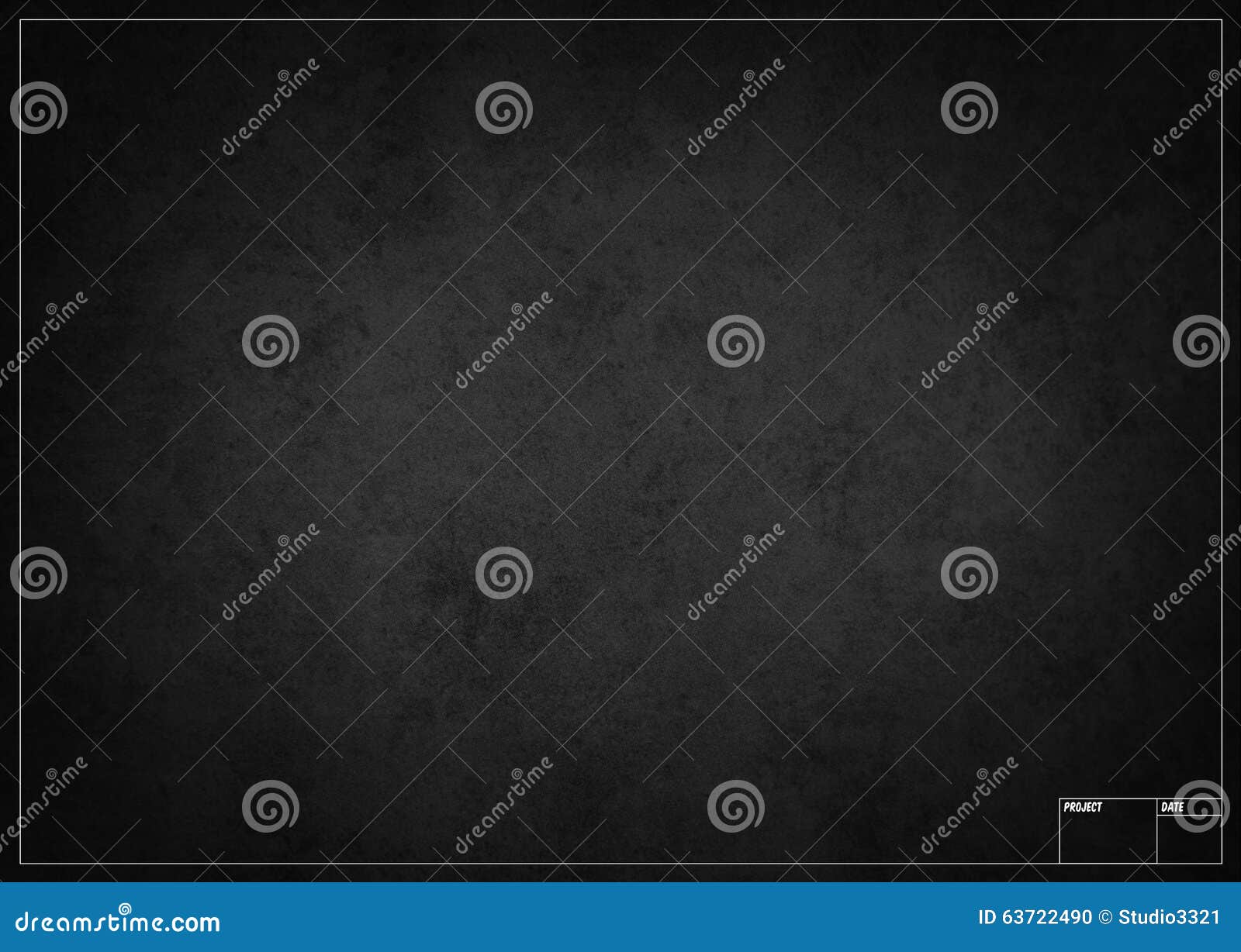 Empty Blackboard for Project Stock Illustration - Illustration of board ...