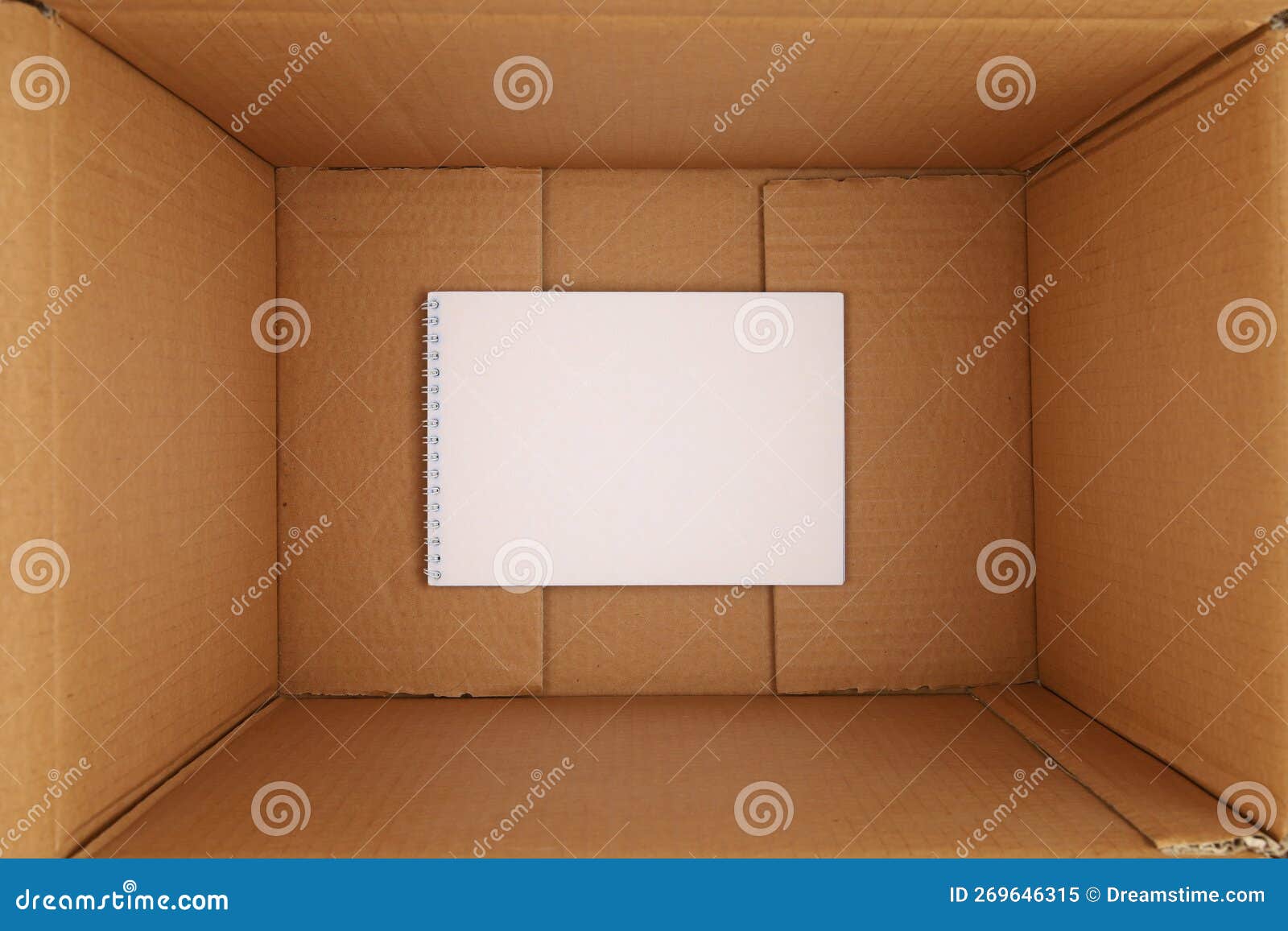 An Empty Blank at the Bottom of the Box Stock Image - Image of sheet ...