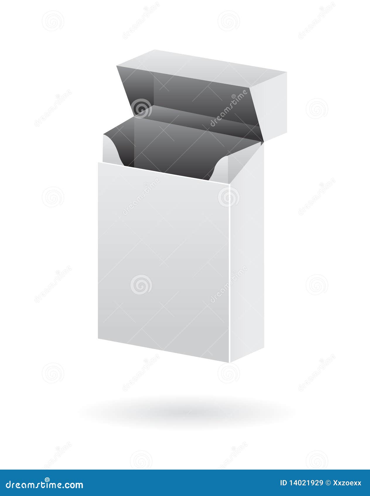Empty Blank Cigarette Pack Royalty Free Stock Images - Image: 14021929
