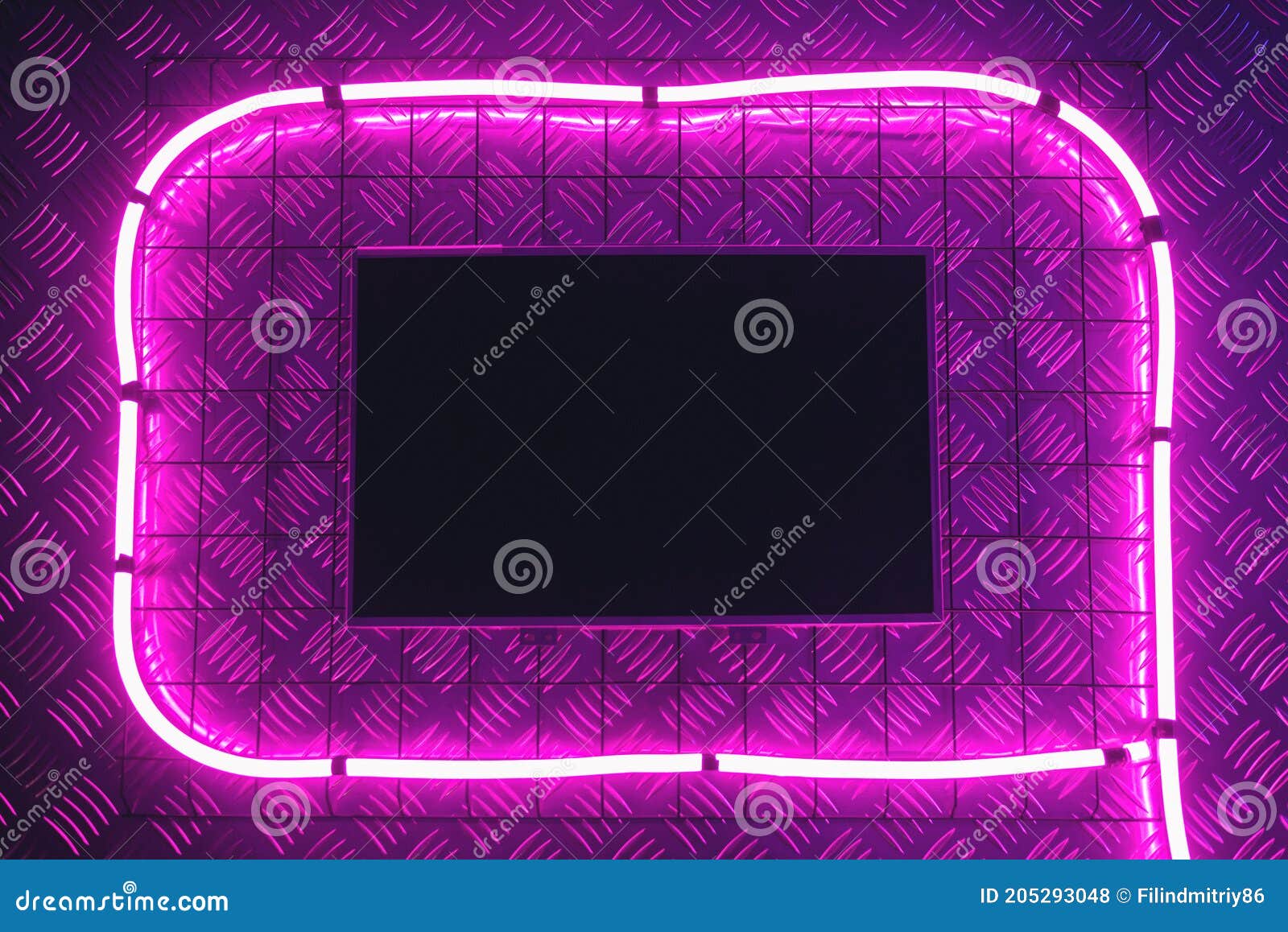 Neon light computer screen stock photo. Image of wire - 205293048