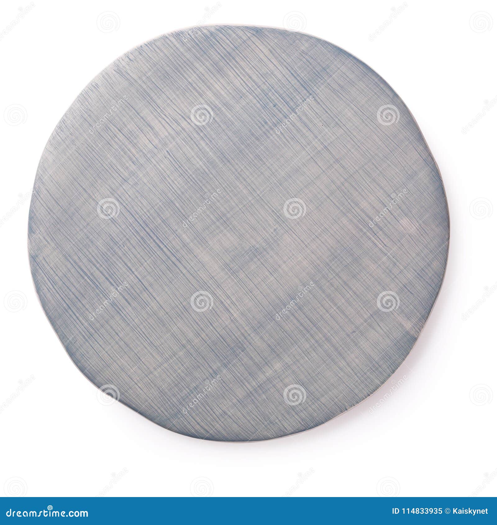 Empty Blank Dish Top View Isolated on a White Background Stock Image ...