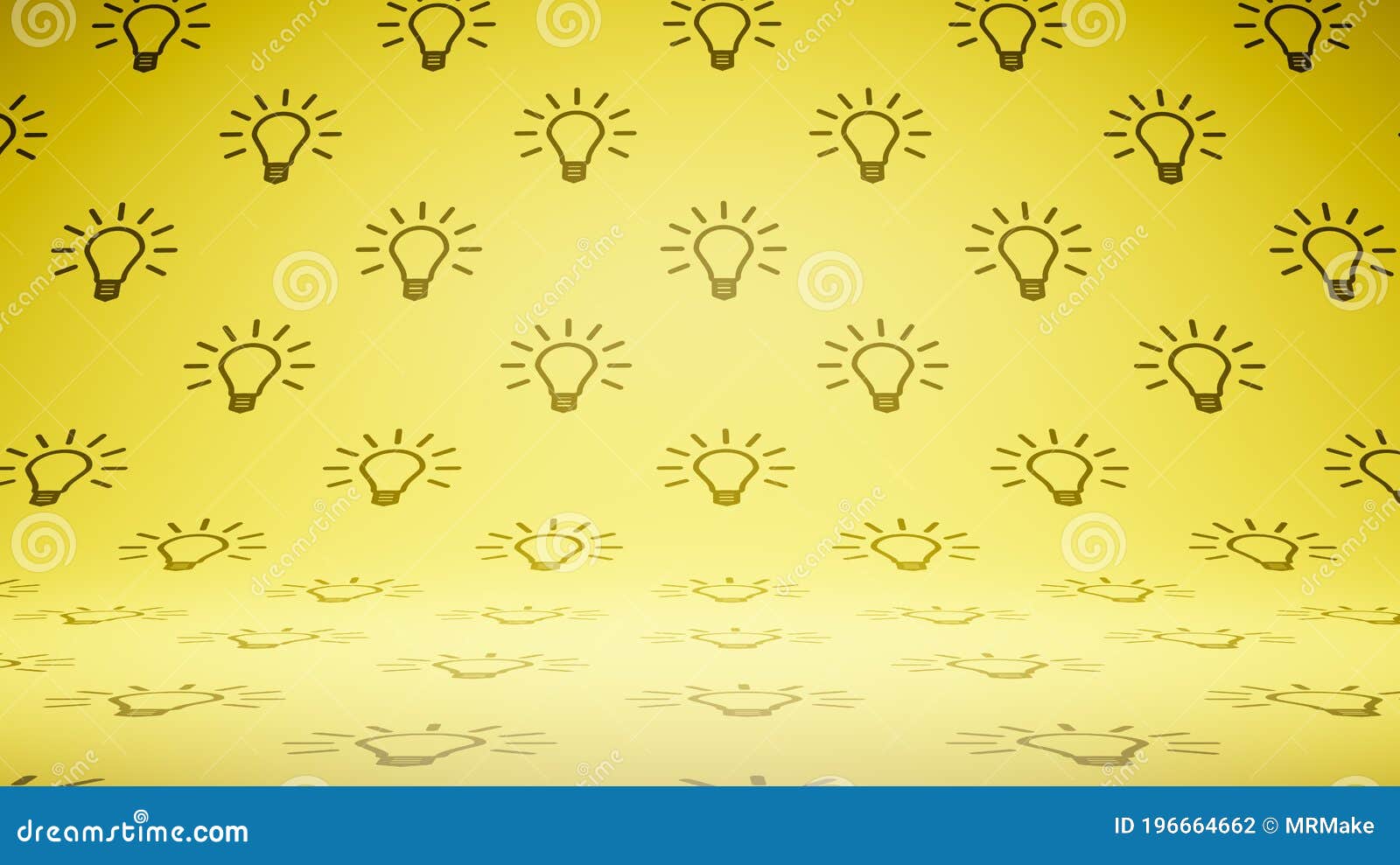 Empty Blank Light Bulb Symbol Pattern Studio Background Stock ...