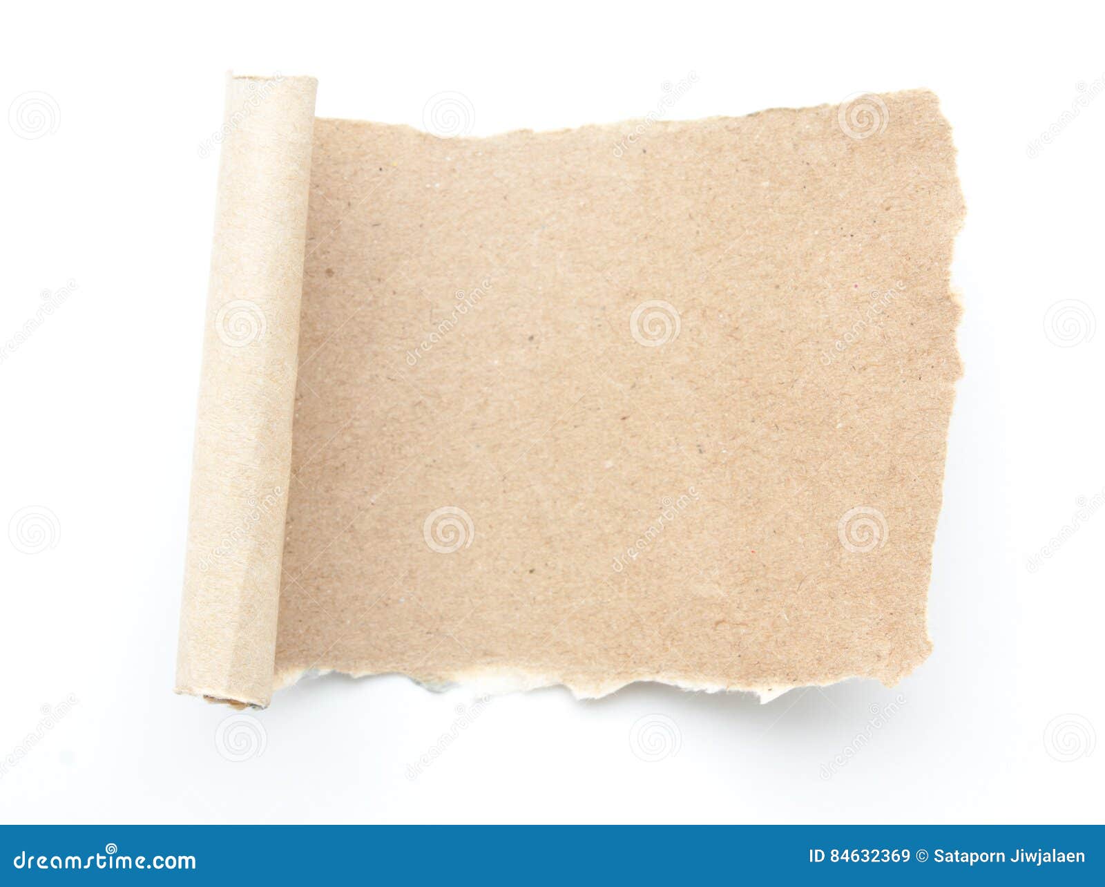 Empty Blank Recycle Paper Tear Paper Stock Image - Image of teared ...