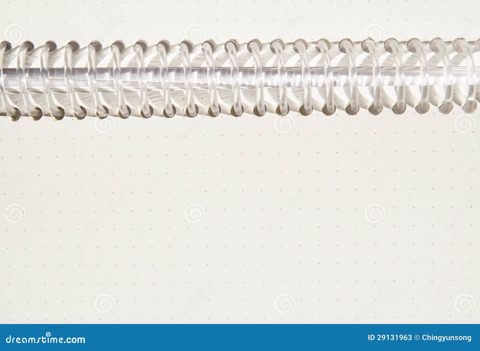 Empty Blank Ring, Spiral Notepad,can Be Used As Background Stock Image ...