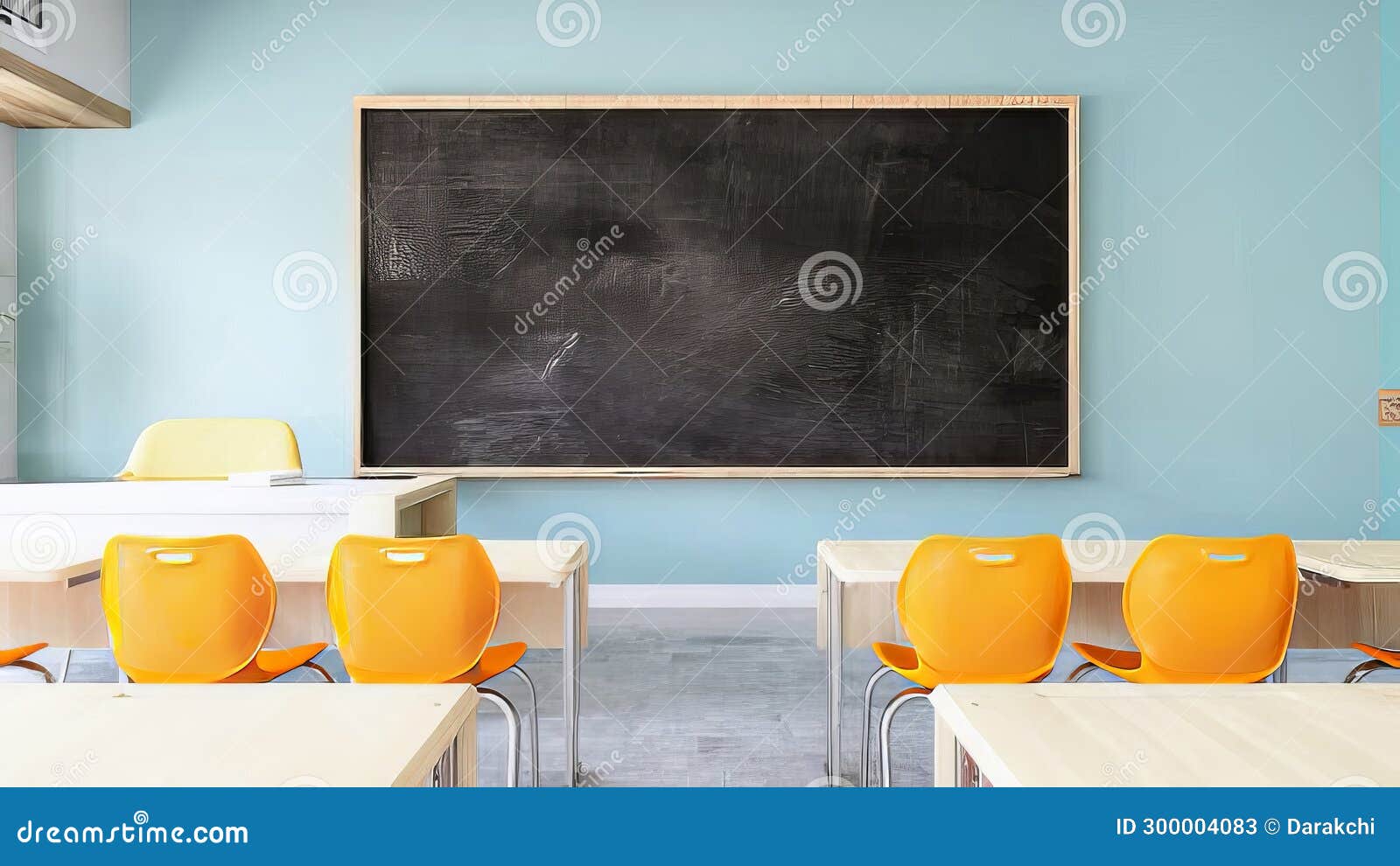 Empty Blank Schoolboard Background, School Board Template Stock ...