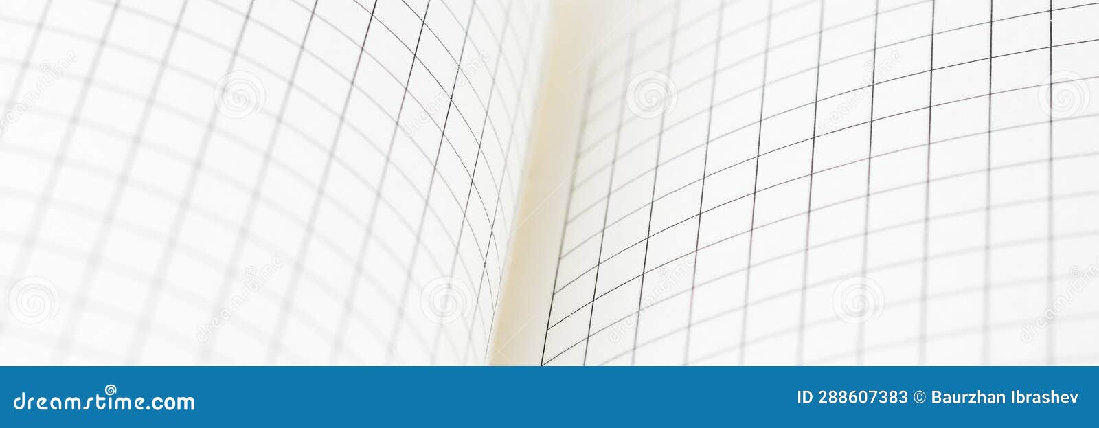 Empty Blank Sheet of Maths Paper on Working Table. Office Stationery ...