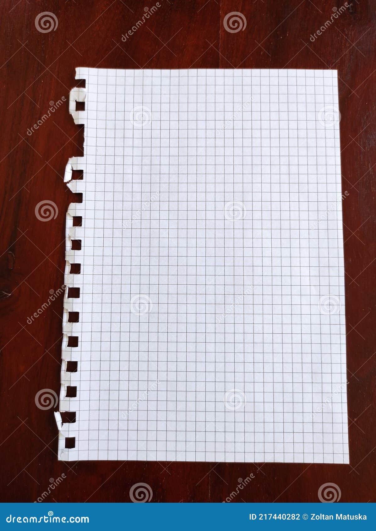 Empty Blank White Office Paper Sheet, Isolated Object Stock Photo ...