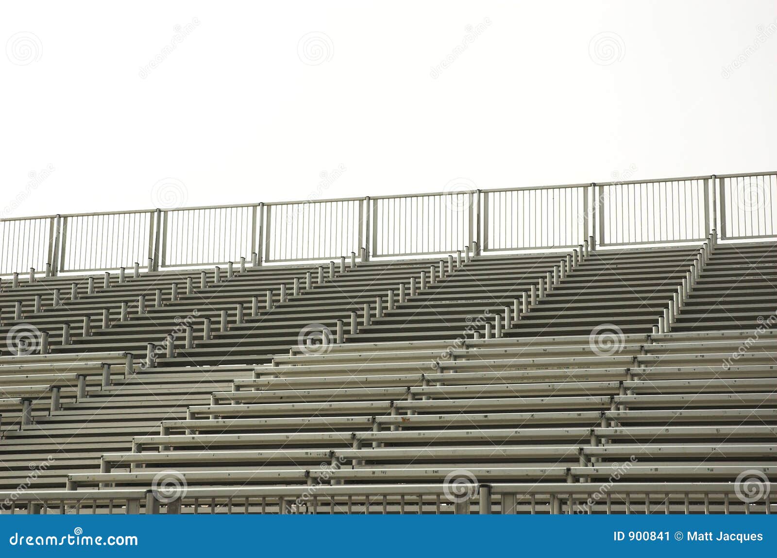 Empty Bleachers for a Sporting Event Stock Image - Image of empty ...