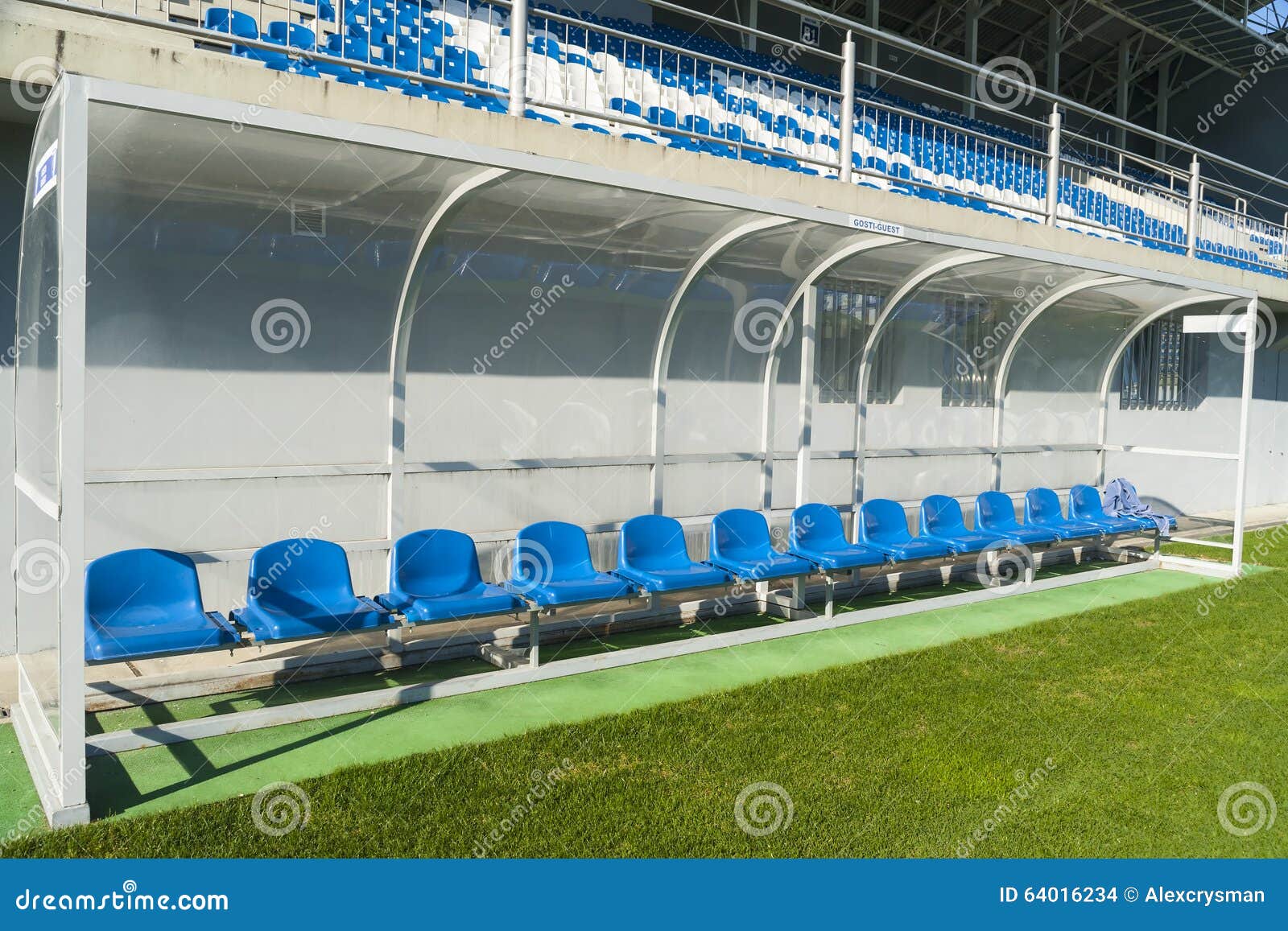 Empty Bleachers - Stadium Seats Stock Photo - Image of large, bright ...