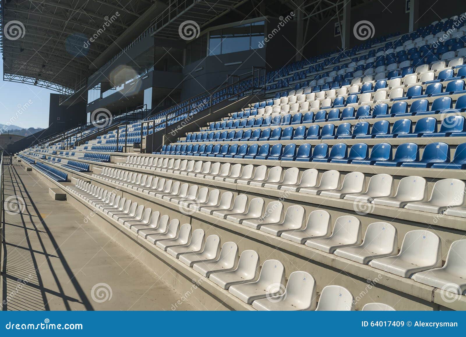 Empty Bleachers - Stadium Seats Stock Photography | CartoonDealer.com ...