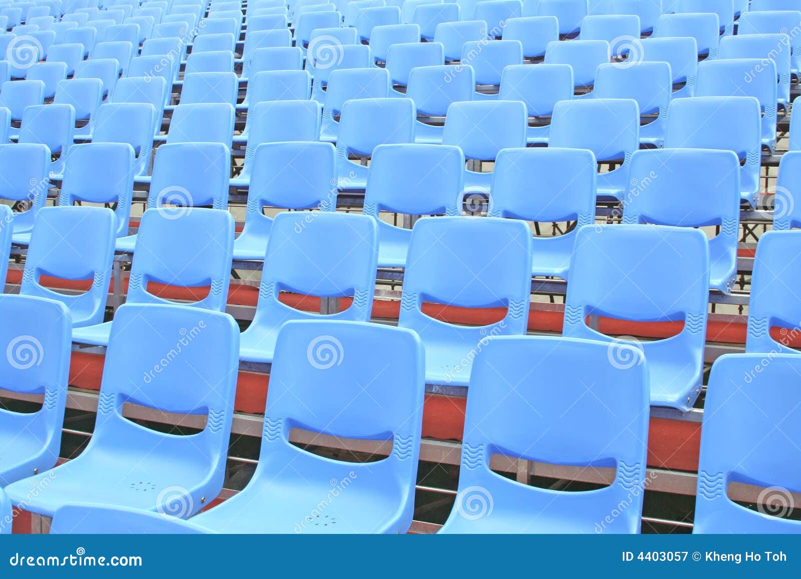 Blue Bleachers Stock Photo | CartoonDealer.com #51767592