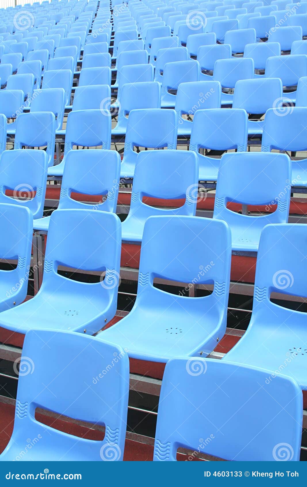 Blue Bleachers Stock Photo | CartoonDealer.com #51767592