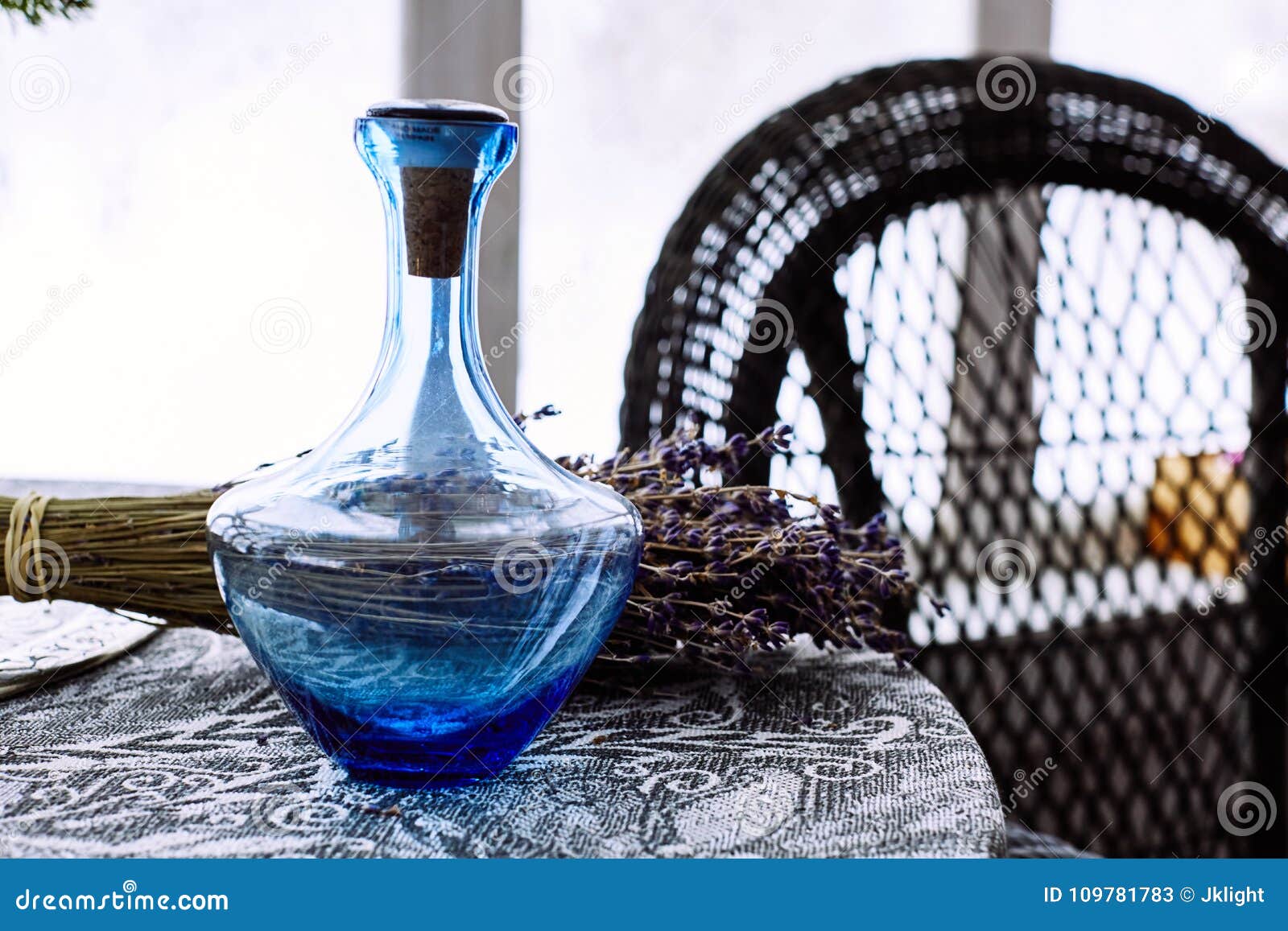 Empty blue bottle. stock image. Image of blue, bunch - 109781783