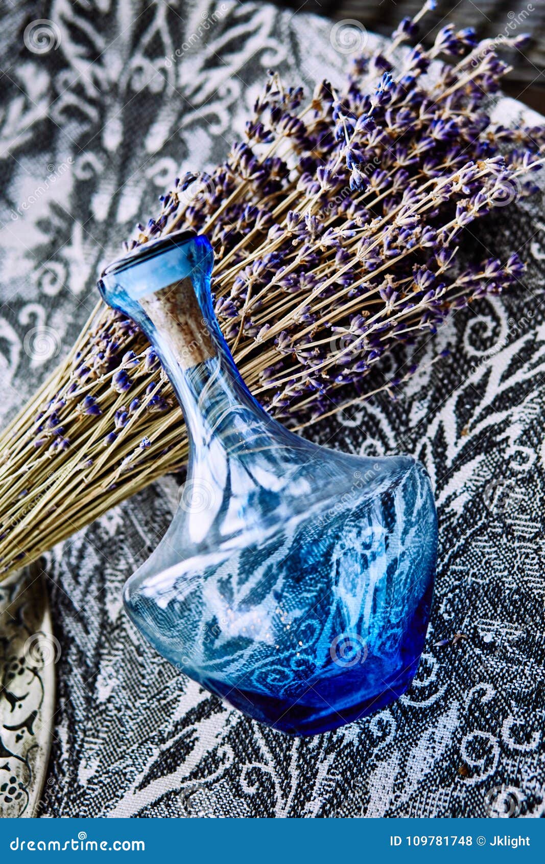 Empty blue bottle. stock photo. Image of bunch, empty - 109781748