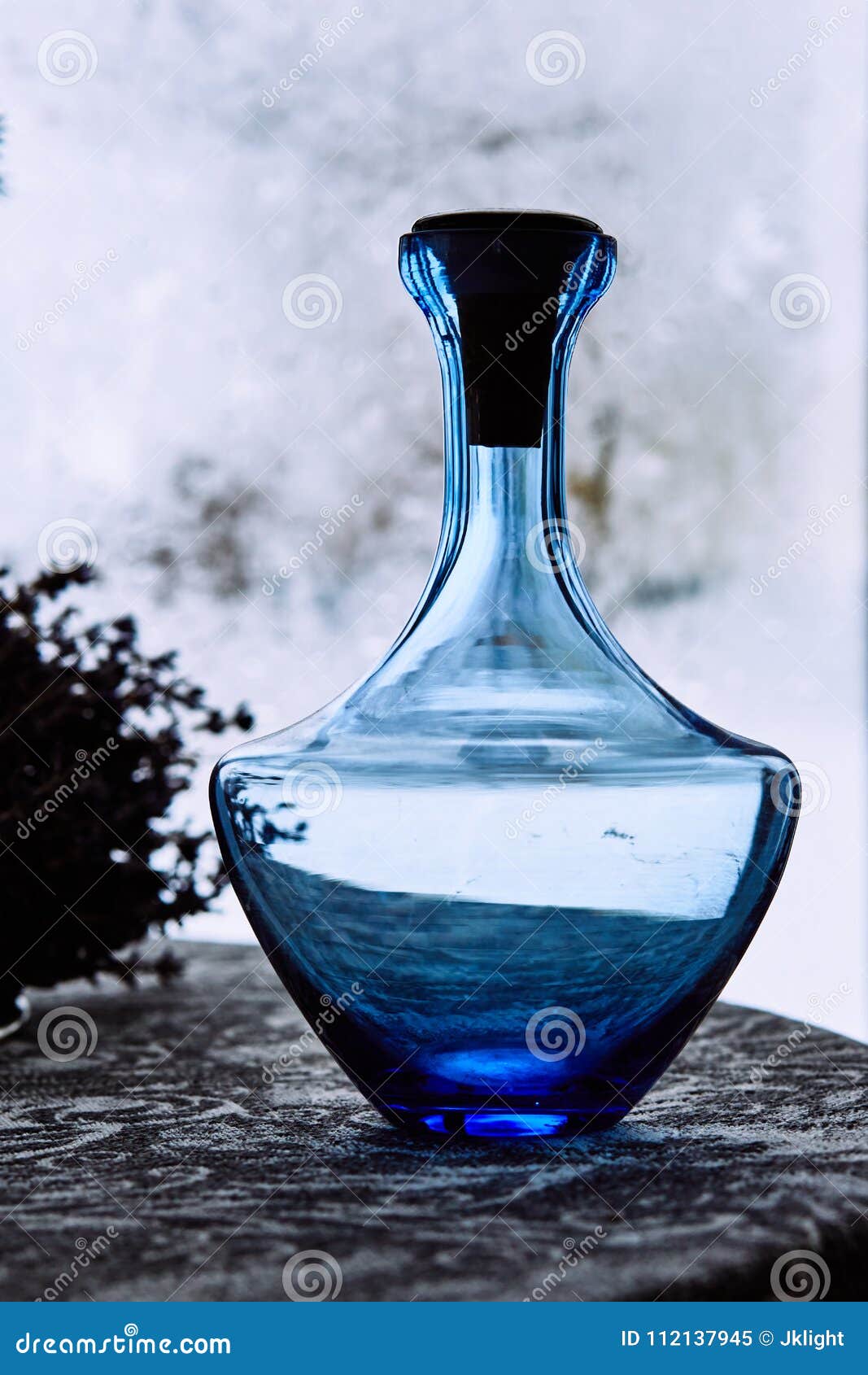 Empty blue bottle. stock image. Image of bunch, blue - 112137945