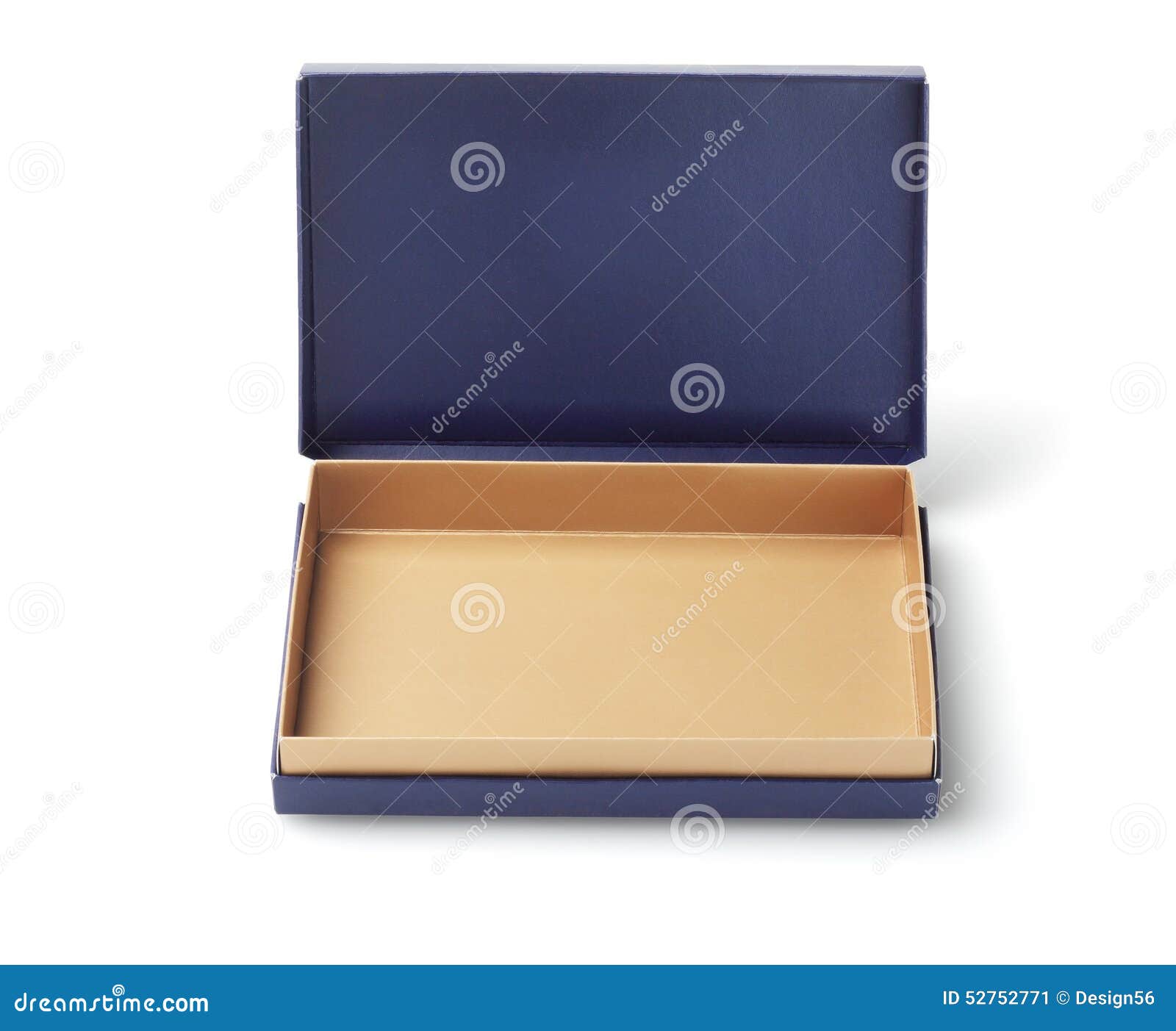 Empty Blue Box stock image. Image of background, blue - 52752771