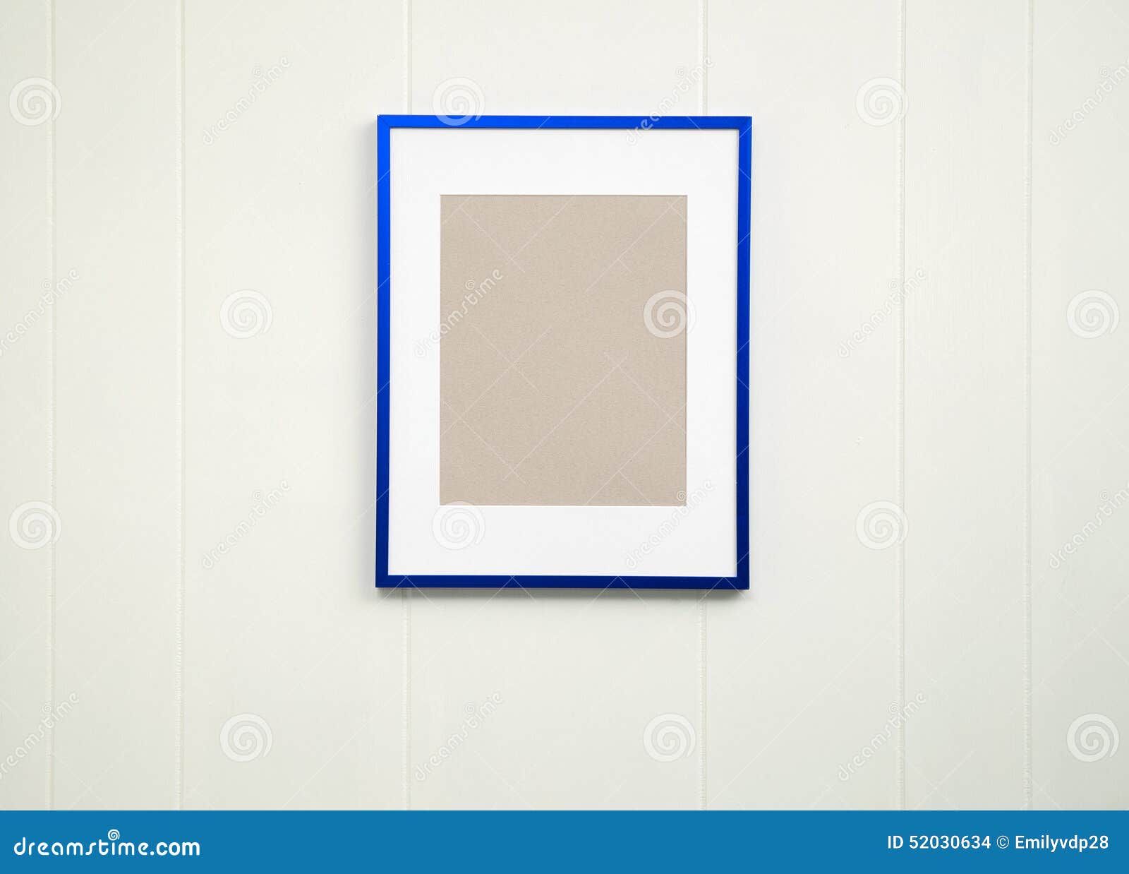 Empty Blue Frame Background - Vertical Stock Photo - Image of frame ...