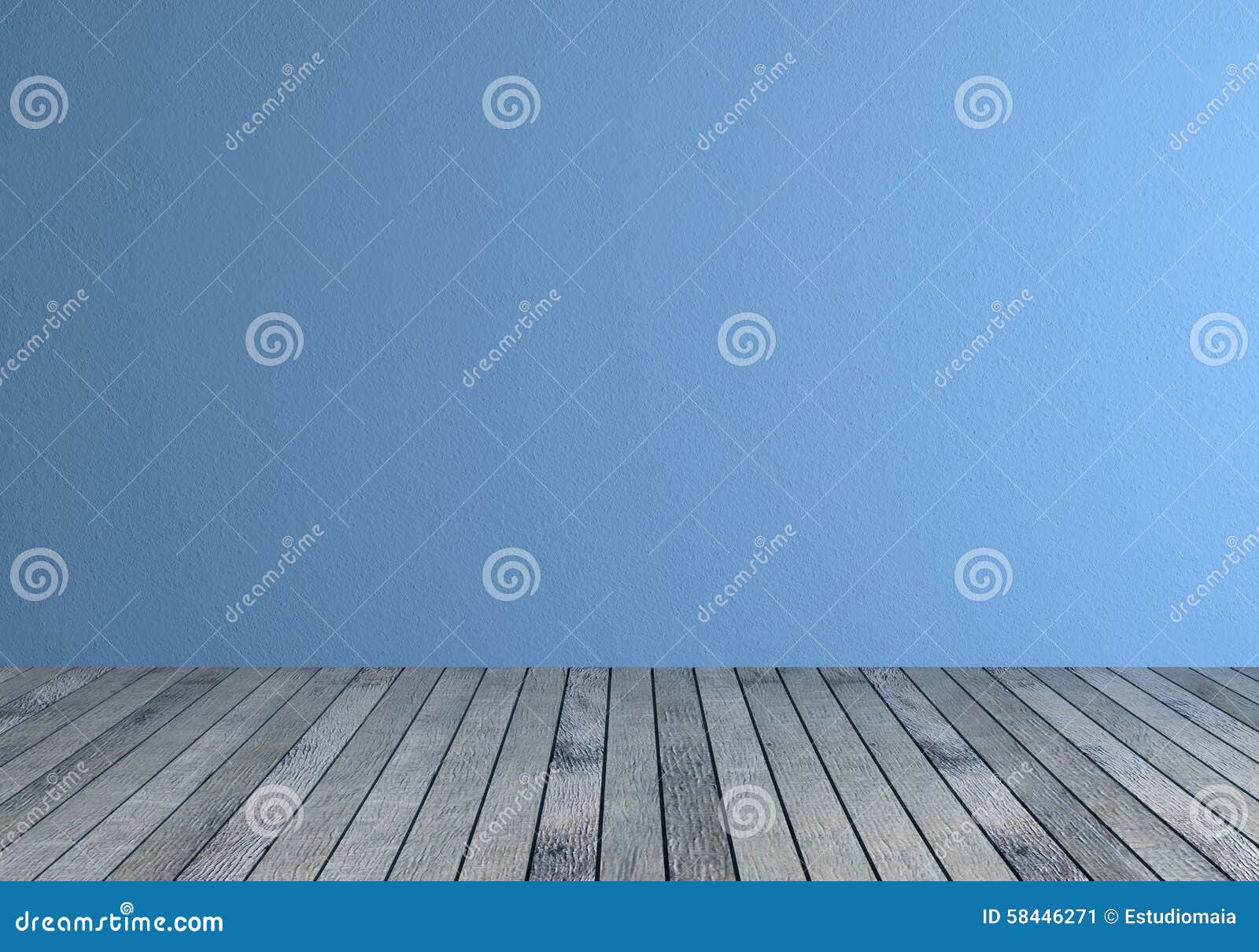 Empty blue room stock image. Image of light, apartment - 58446271