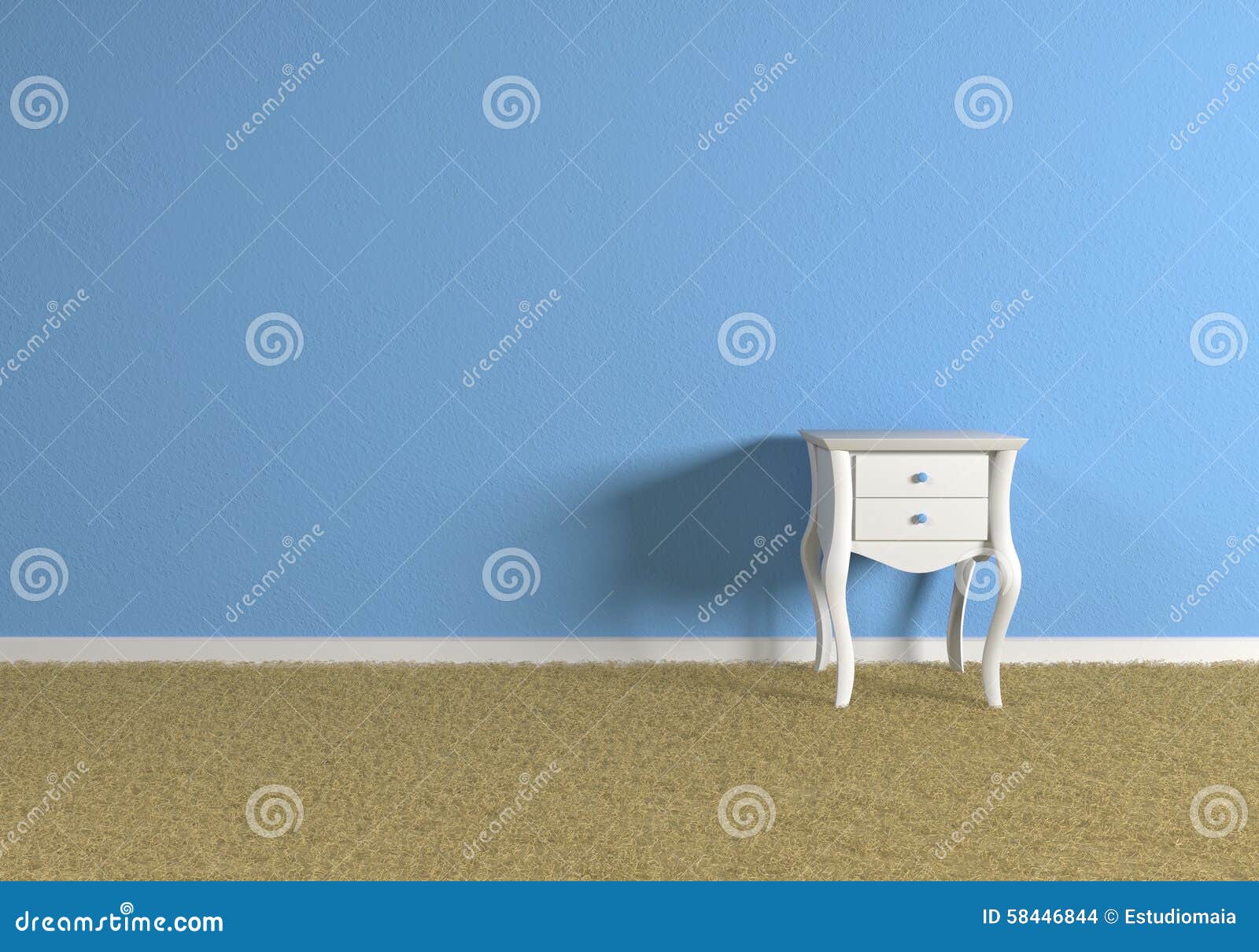 Empty blue room stock photo. Image of lifestyle, textured - 58446844