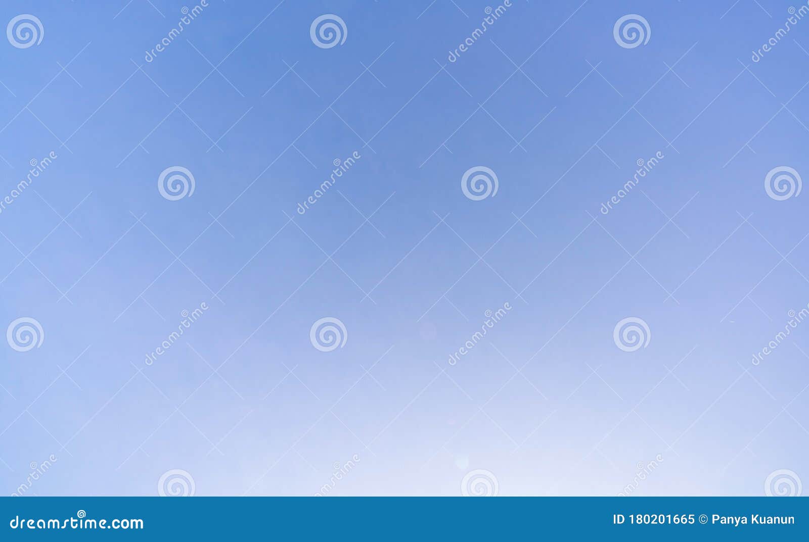 Empty Blue Sky Nature Background in Good Weather Day Stock Image ...