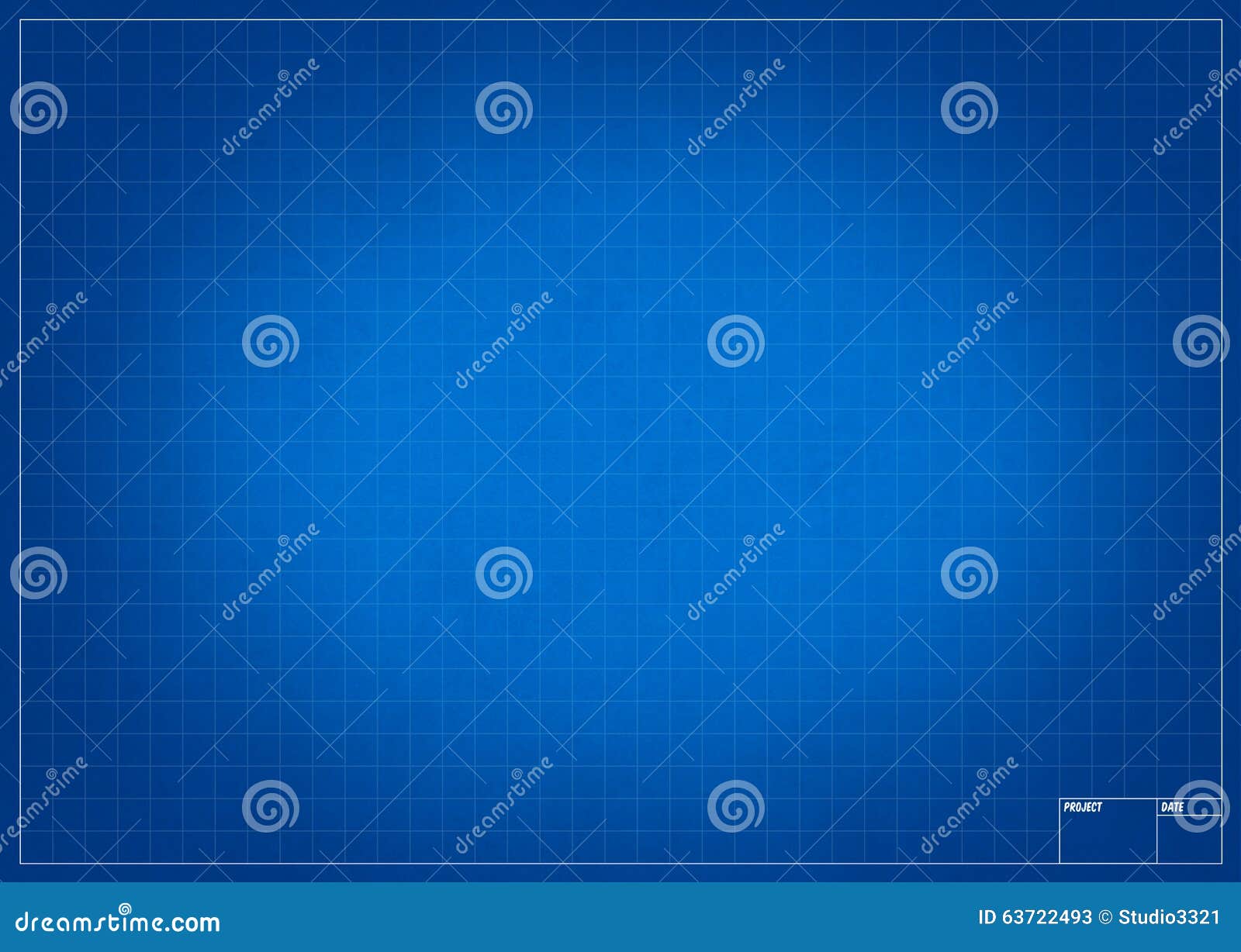 Empty Blueprint for Project Stock Illustration - Illustration of graph ...